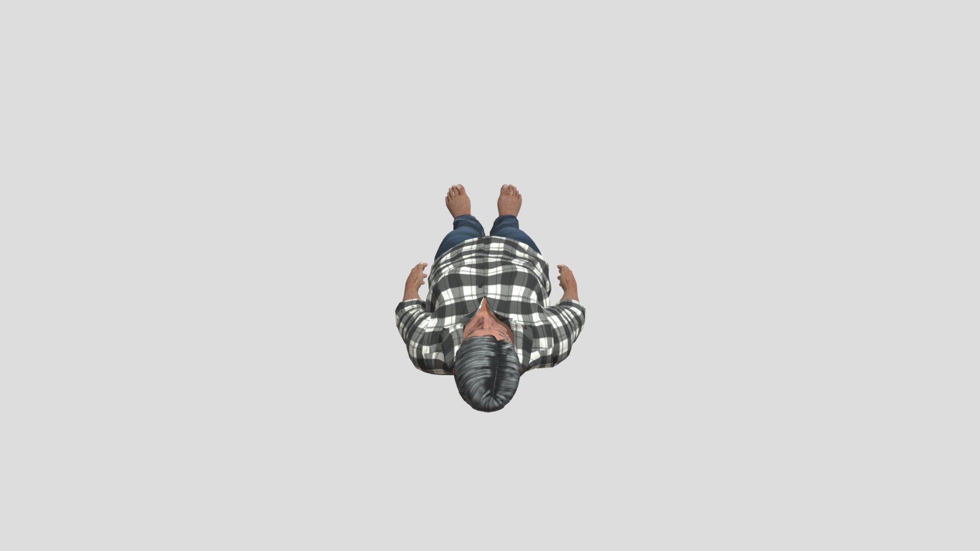 Ezzet_sleeping_CSF_Scaled - Download Free 3D model by GLTFconverter ...
