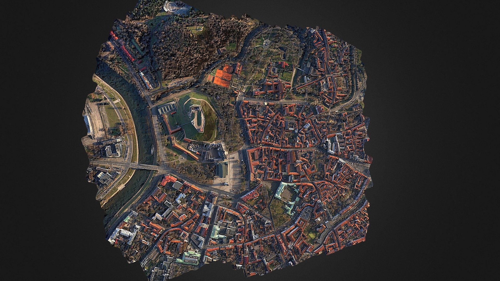 Vilniaus senamiesčio 3D modelis - 3D model by TerraModus [9075d16 ...