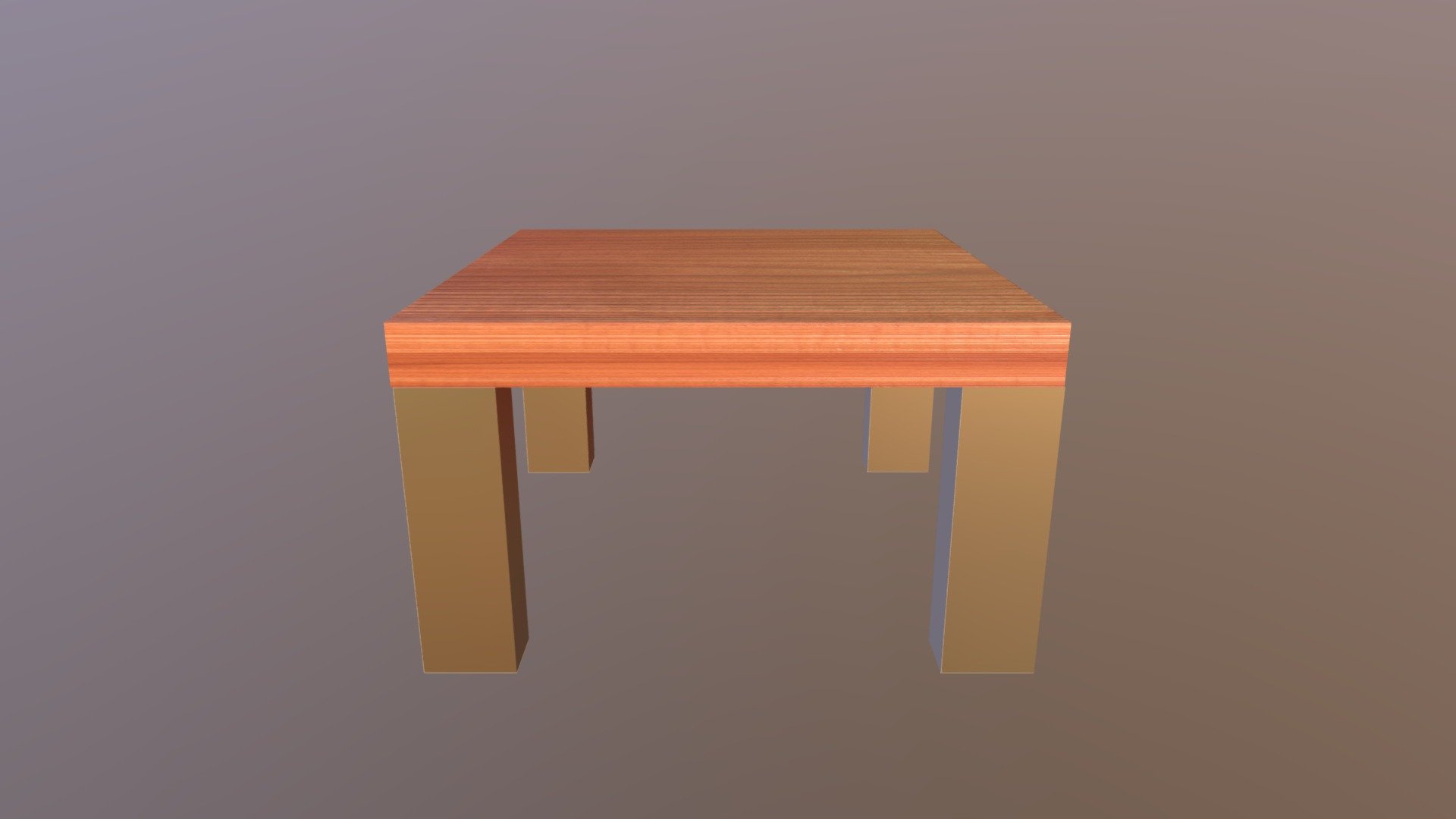 Gold Wood Table - 3D model by Deionwaldon [9075d81] - Sketchfab