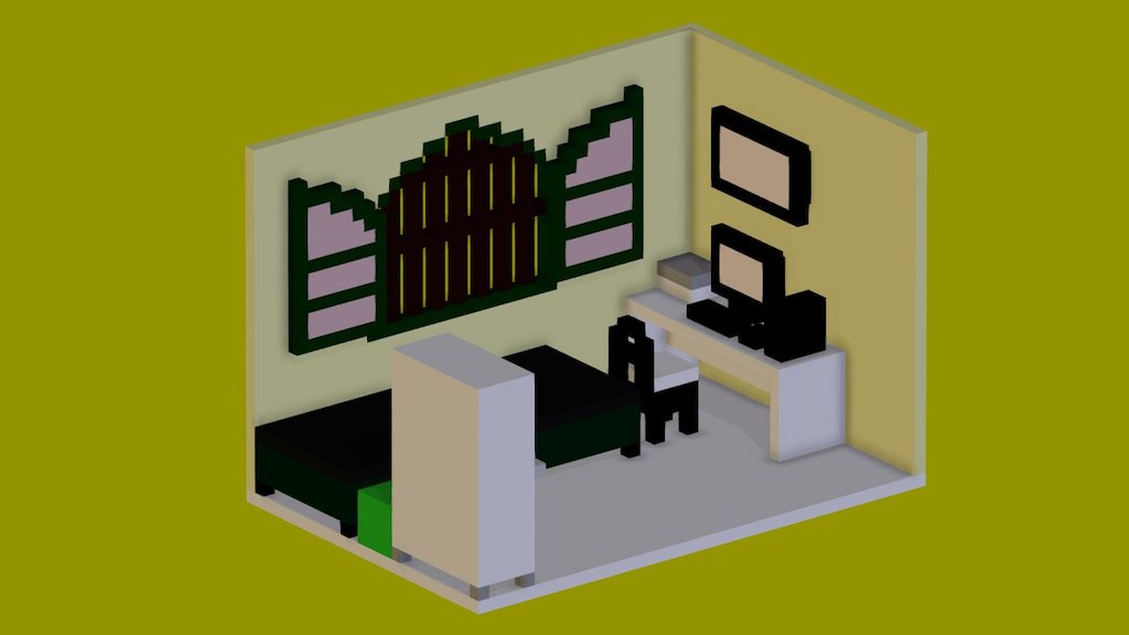 My room - 3D model by Everton Nobre (@evertonobre) [9078320] - Sketchfab