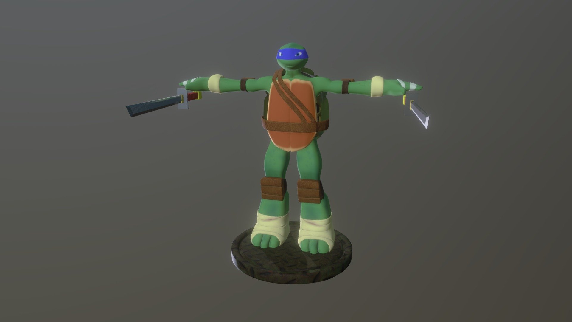 TMNT 2012 Leonardo Character 3D Model By Jacquiii18 90794c8 Sketchfab