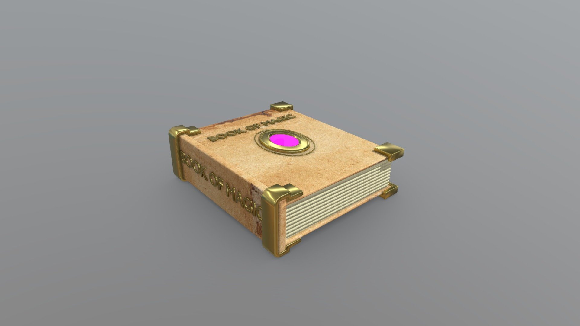 Book Of Magic A4 - Buy Royalty Free 3D model by robertrestupambudi ...