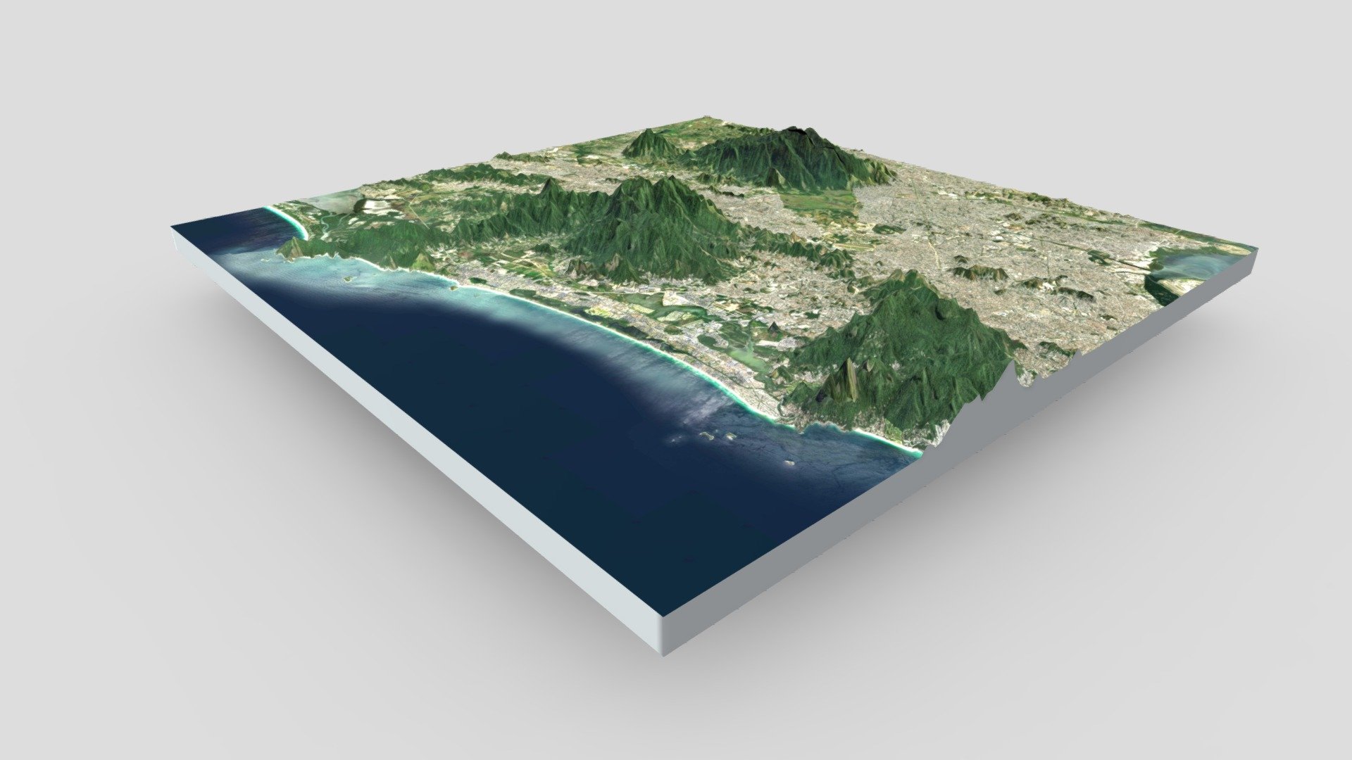 Rio de Janeiro - Download Free 3D model by e-sfera (@skolskaknjiga ...
