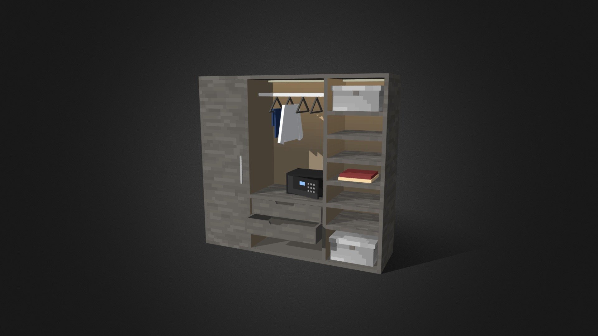 Closet - 3D model by pxyzt [907f46f] - Sketchfab