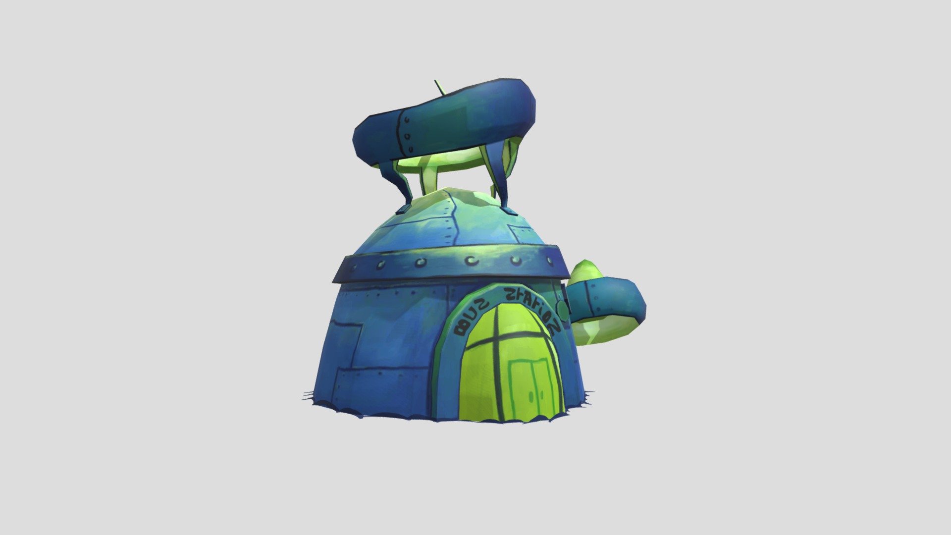 SpongeBob Patty Pursuit: Rock Bottom Bus Station - 3D model by ️‍🔥Bryan ...