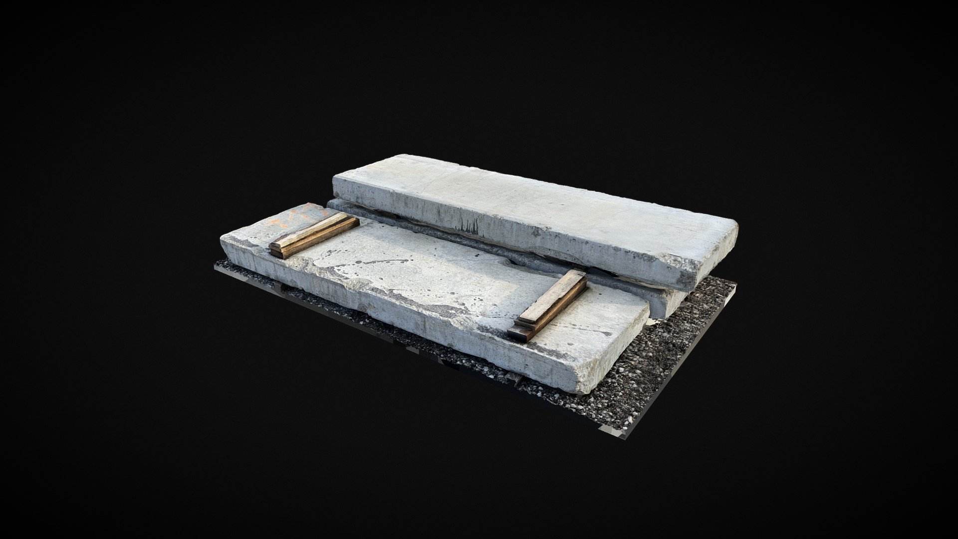 Photo Scan: Concrete Plates - Download Free 3D model by TerraGrid ...