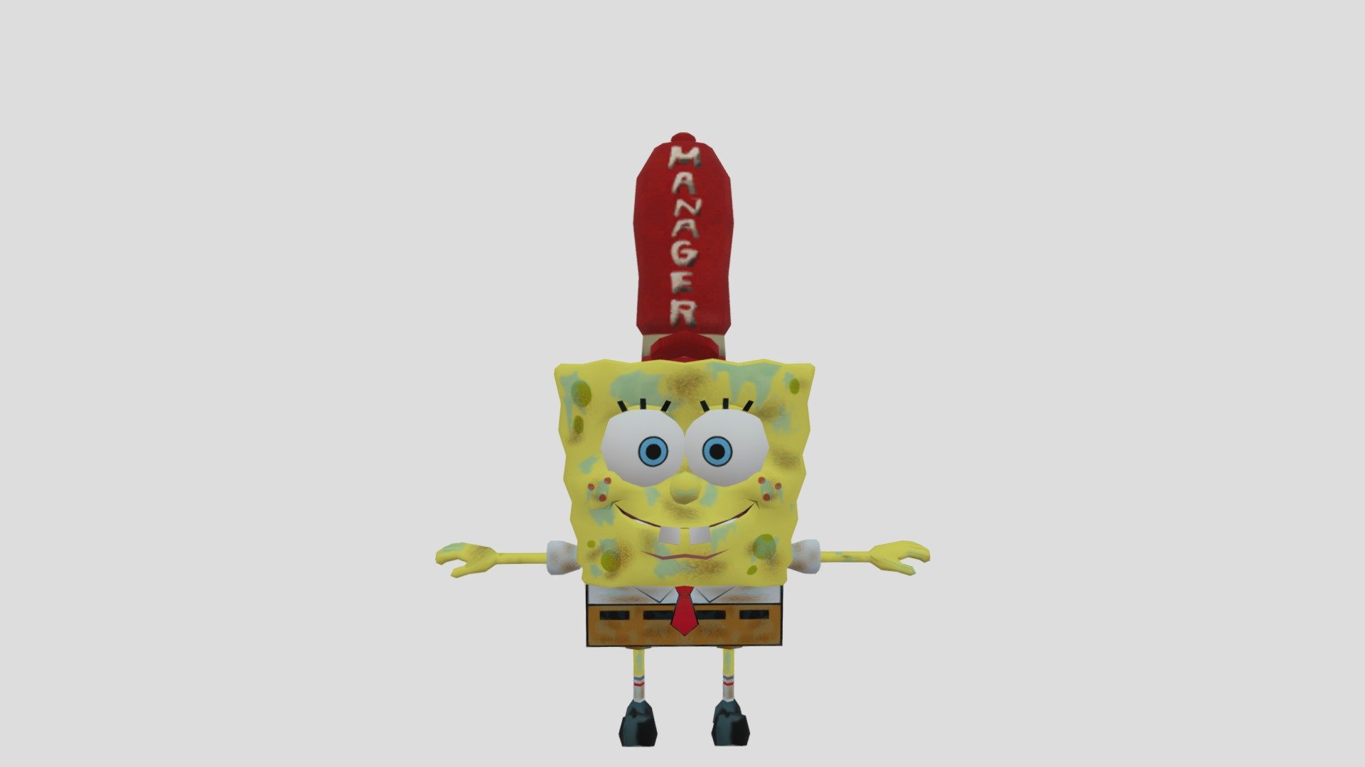 The SpongeBob Movie - Manager Hat - Download Free 3D model by SMF ...