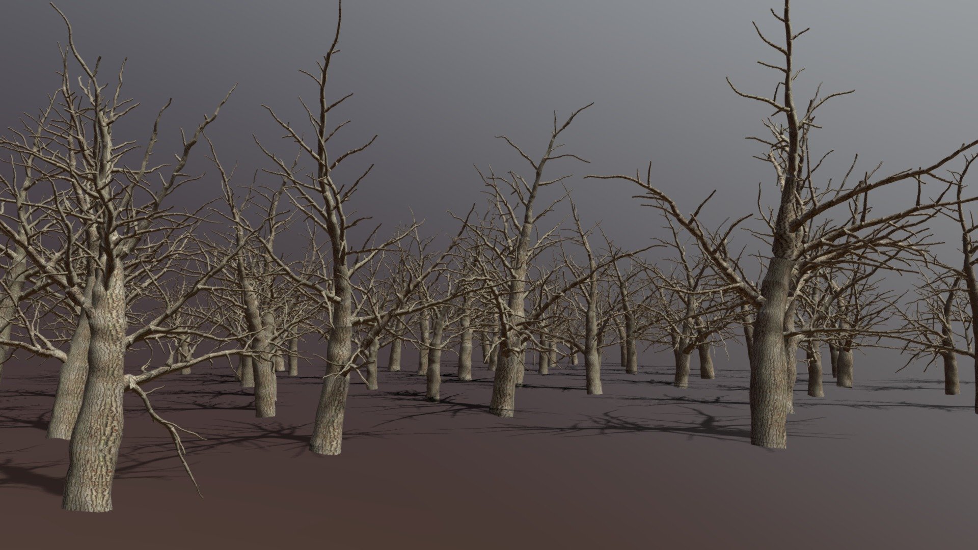 Pine Forest - 49 Trees Pack (Medium-Poly) - Download Free 3D model by ...