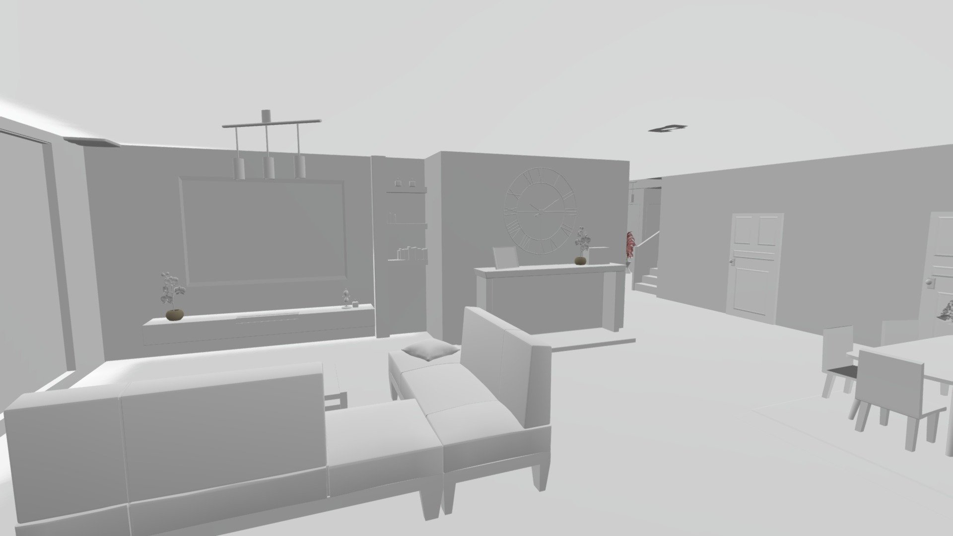 Un Hogar Moderno - 3D model by laura2001 [9085cd5] - Sketchfab