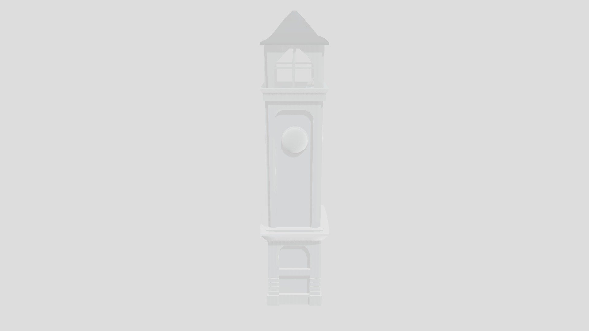 Clock Tower - 3D model by ayyz.x [90876aa] - Sketchfab