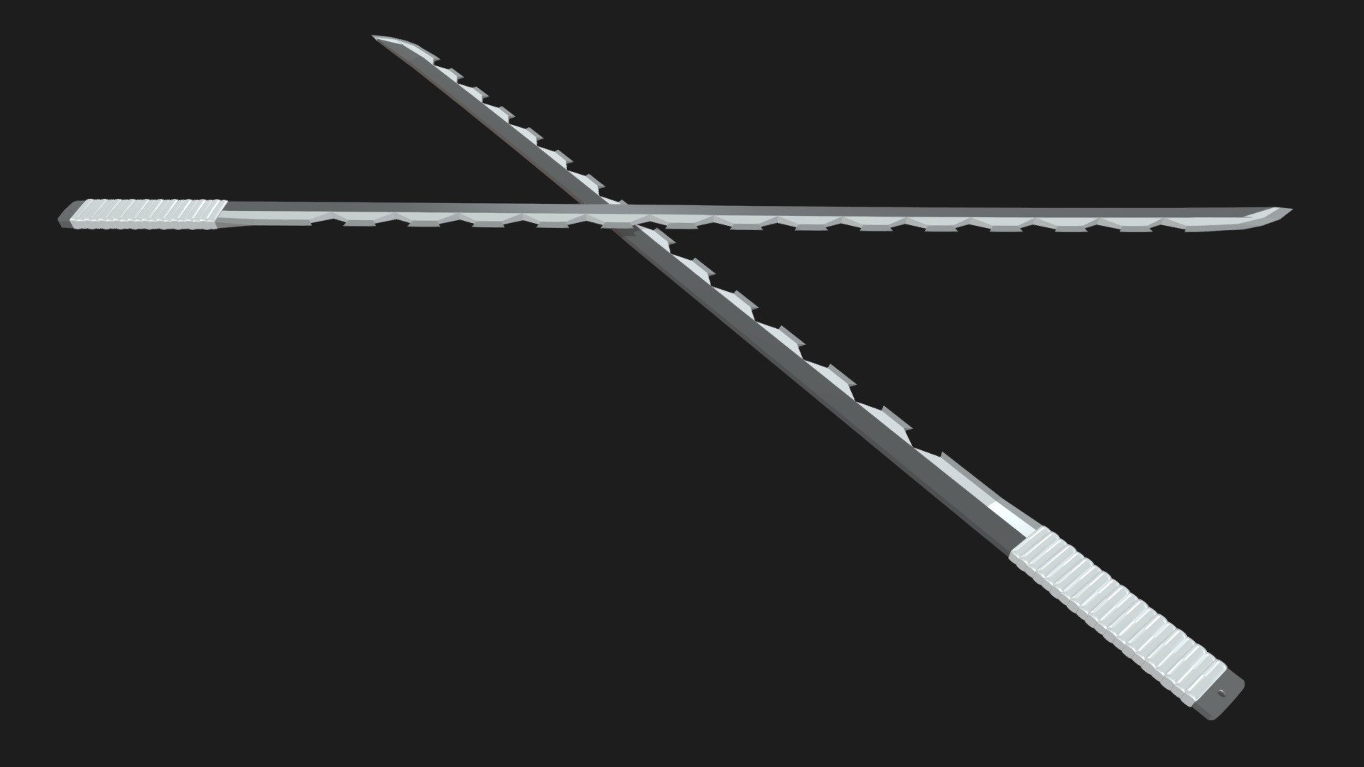 Inosuke sword - Buy Royalty Free 3D model by DARKLORD (@DARK_2LORD2 ...