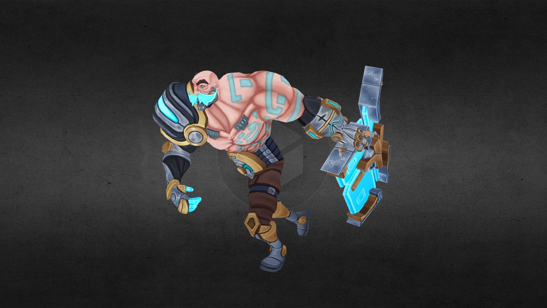 PROJECT: Braum - 3D model by Aaron Lutes (@alutes01) [908a870] - Sketchfab