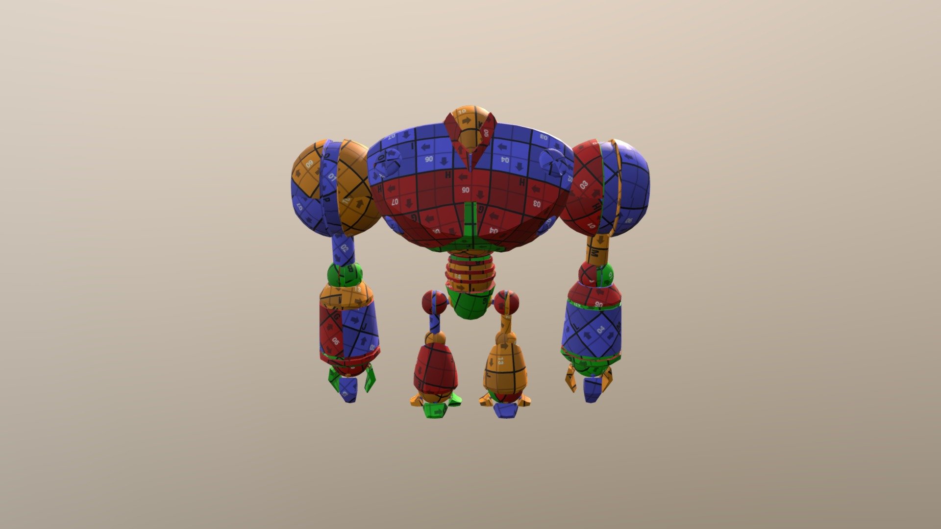 UVU-DGM 1660-Robot UV Mapping - 3D model by Daniel Wood (@gelatart ...