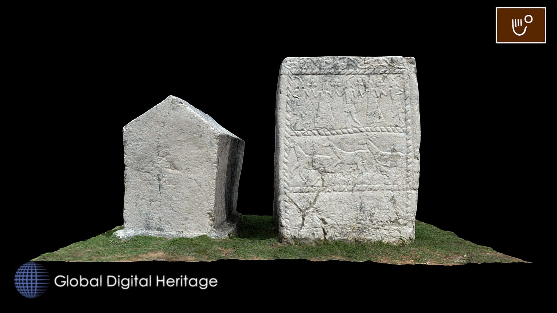 Stećak nos. 100-101, Radimlja near Stolac, BiH - Download Free 3D model ...