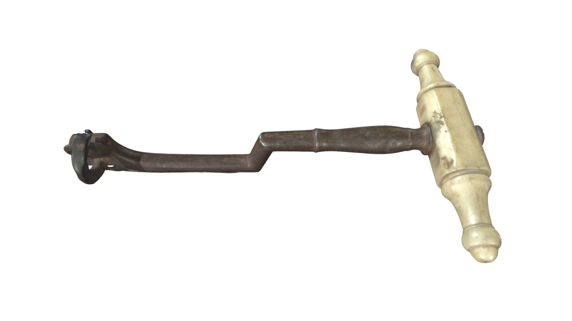 "English key" for tooth extraction, mid 19th c. - 3D model by ais1 ...