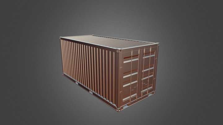 Container-cargo 3D models - Sketchfab