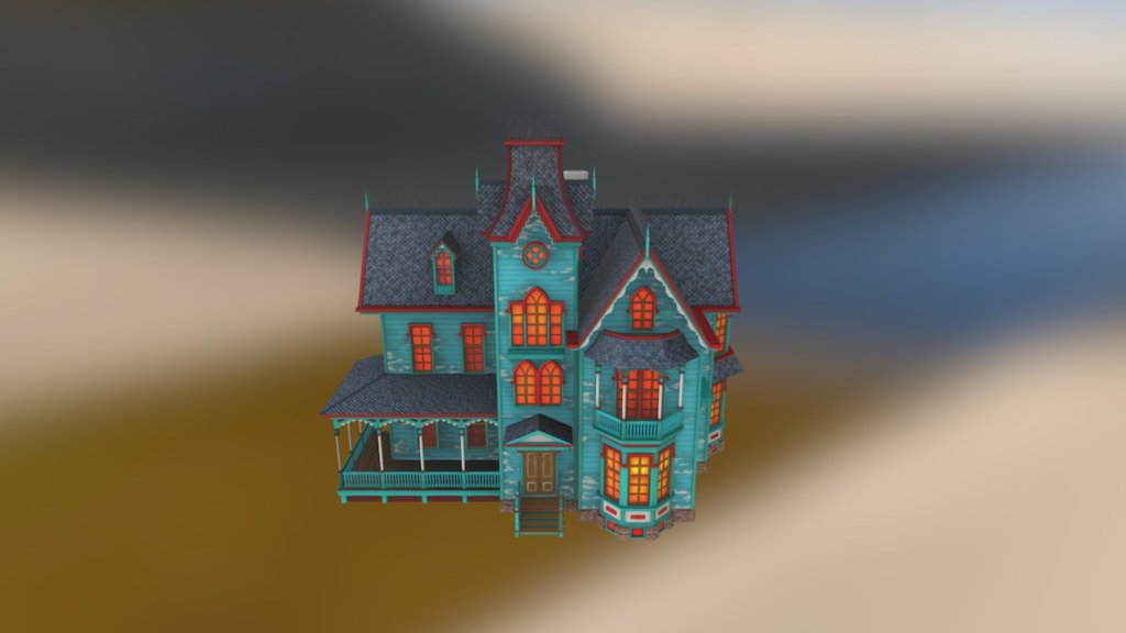 Haunted House - 3D model by phyothant [908f65a] - Sketchfab