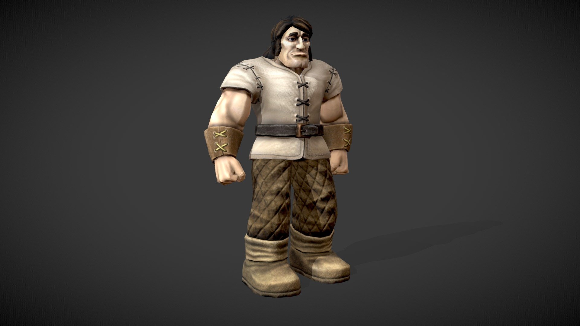 [Warcraft] - Villager Man - 3D model by Northcliffe [909076e] - Sketchfab