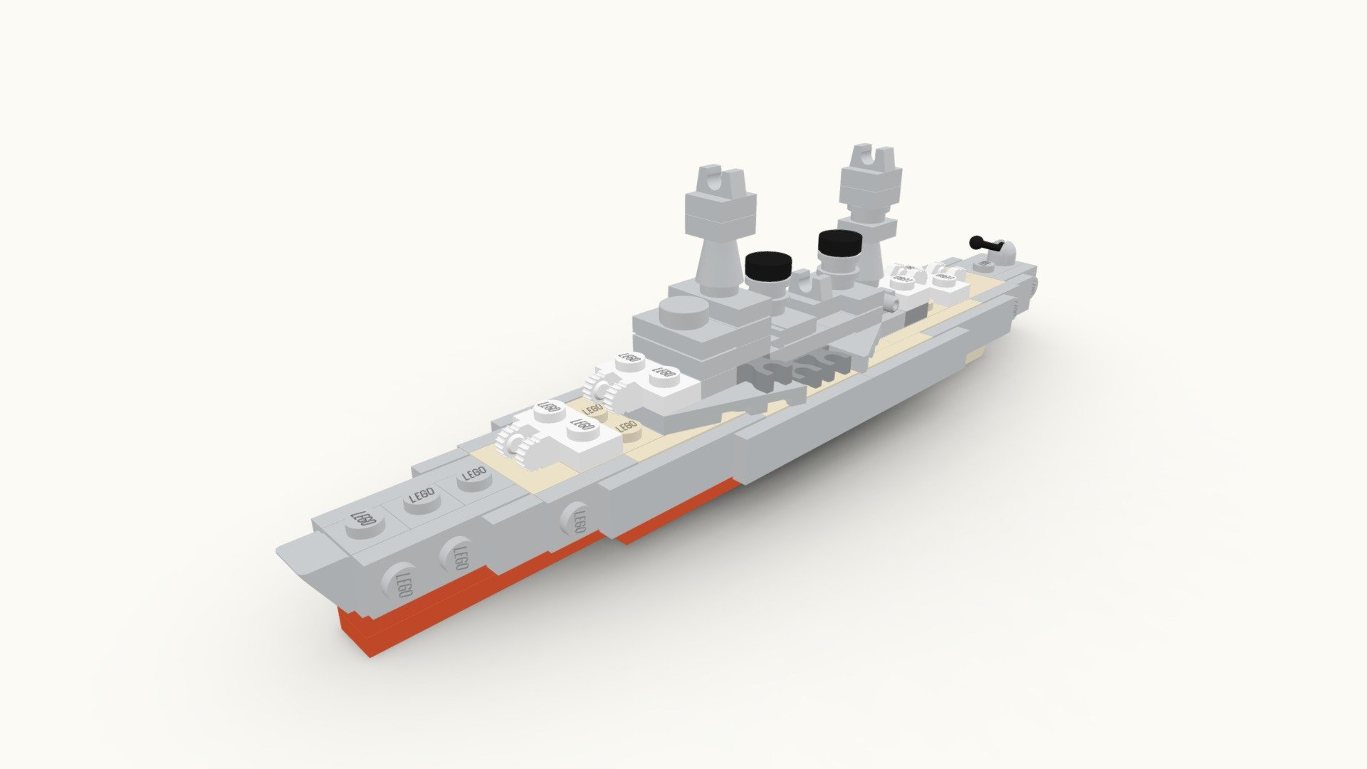 LEGO USS Colorado MOC [#0106] - Download Free 3D model by The Bobby ...