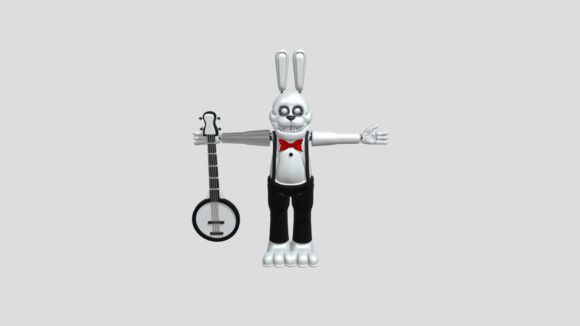 Image To Stl.com_bonnie-the-bunny-plus - Download Free 3D model by ...