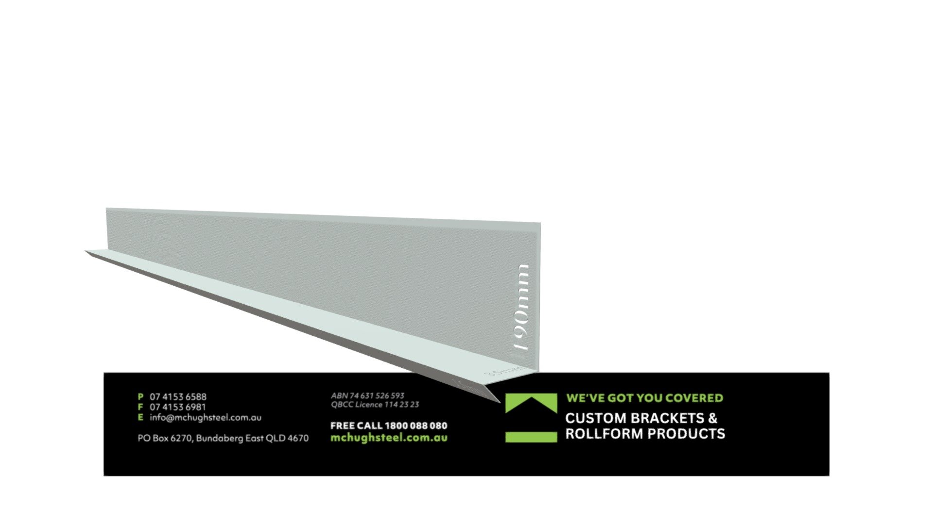 FLMS79SH Vermin Flashing Shale Grey - 3D model by mchughsteel [9091d6b ...