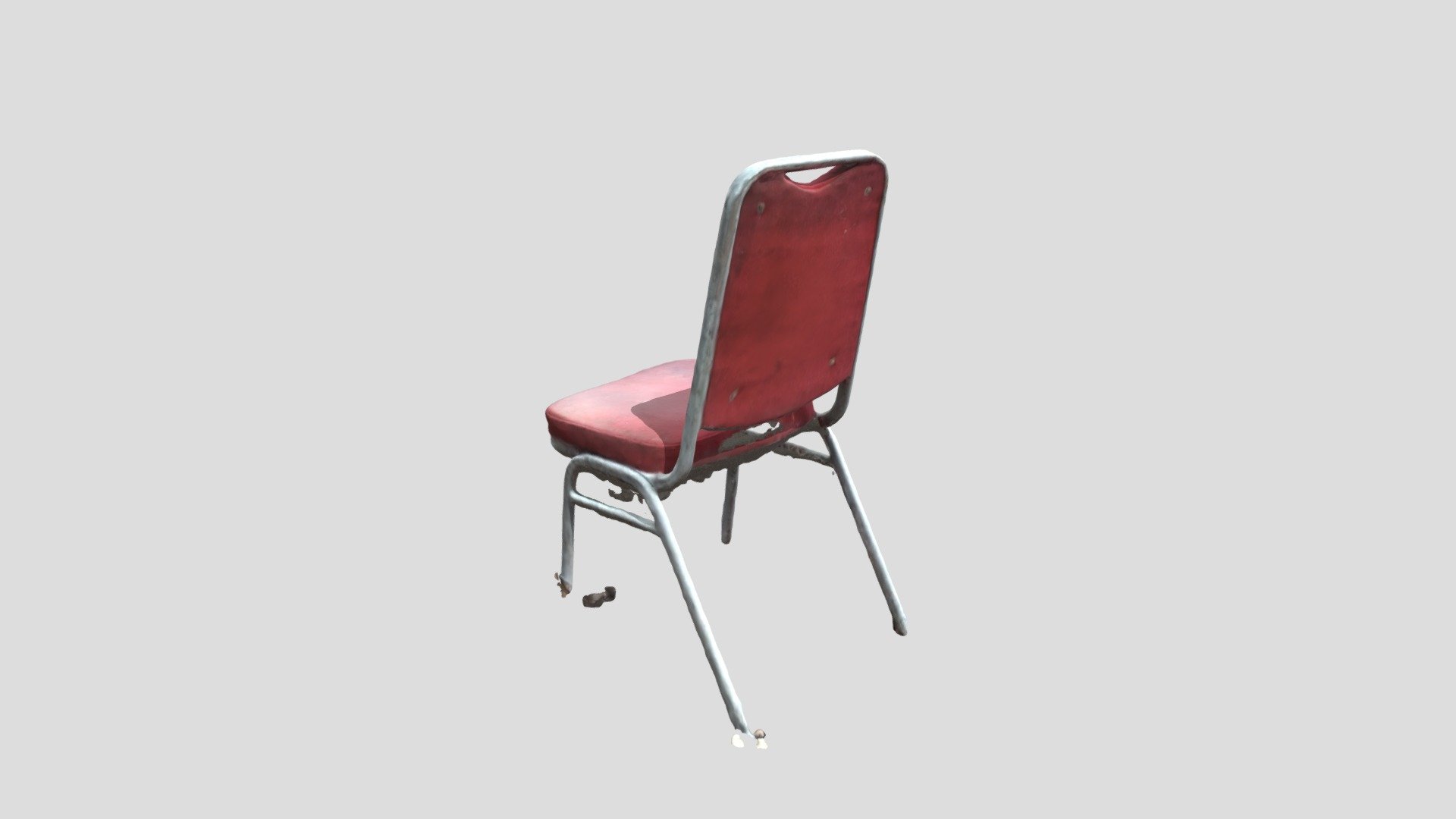 Kursi Merah - 3D model by Nahdianazulfa [90921eb] - Sketchfab
