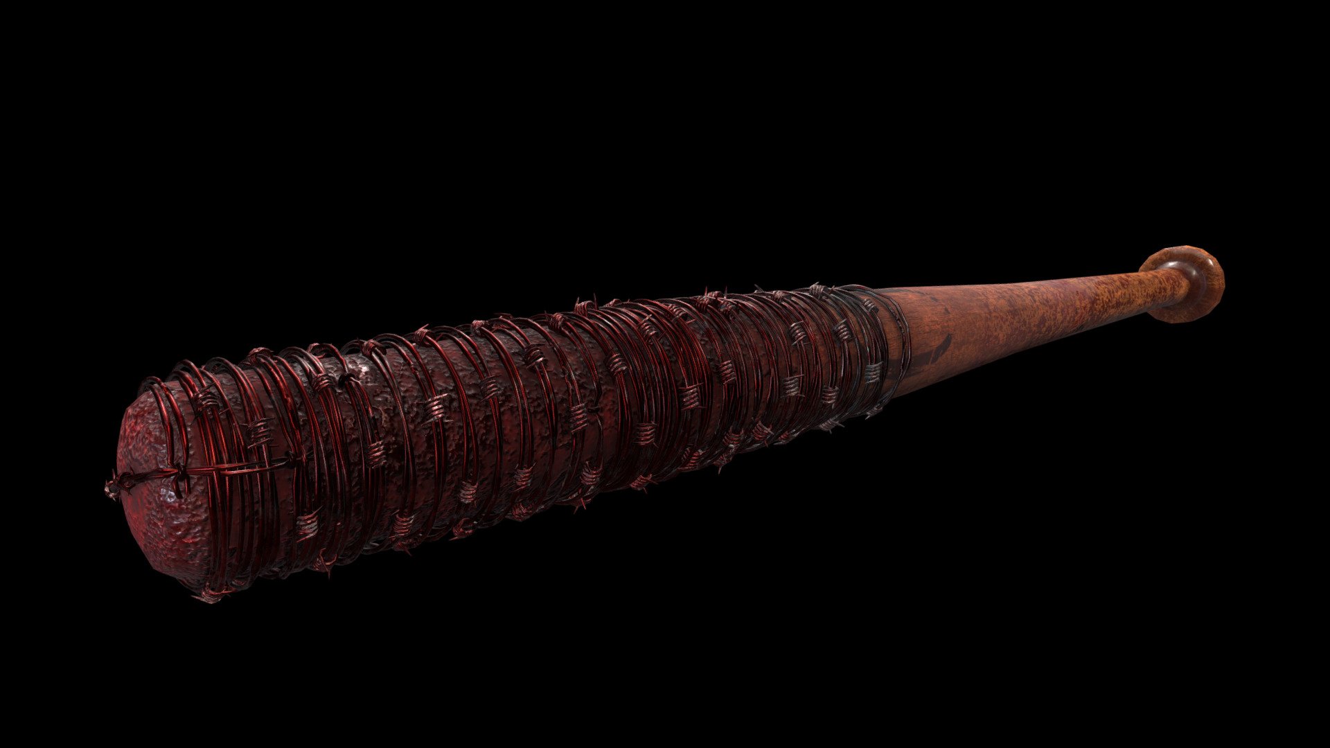 Savage Lucille - The Walking Dead - Download Free 3D model by virbonis ...