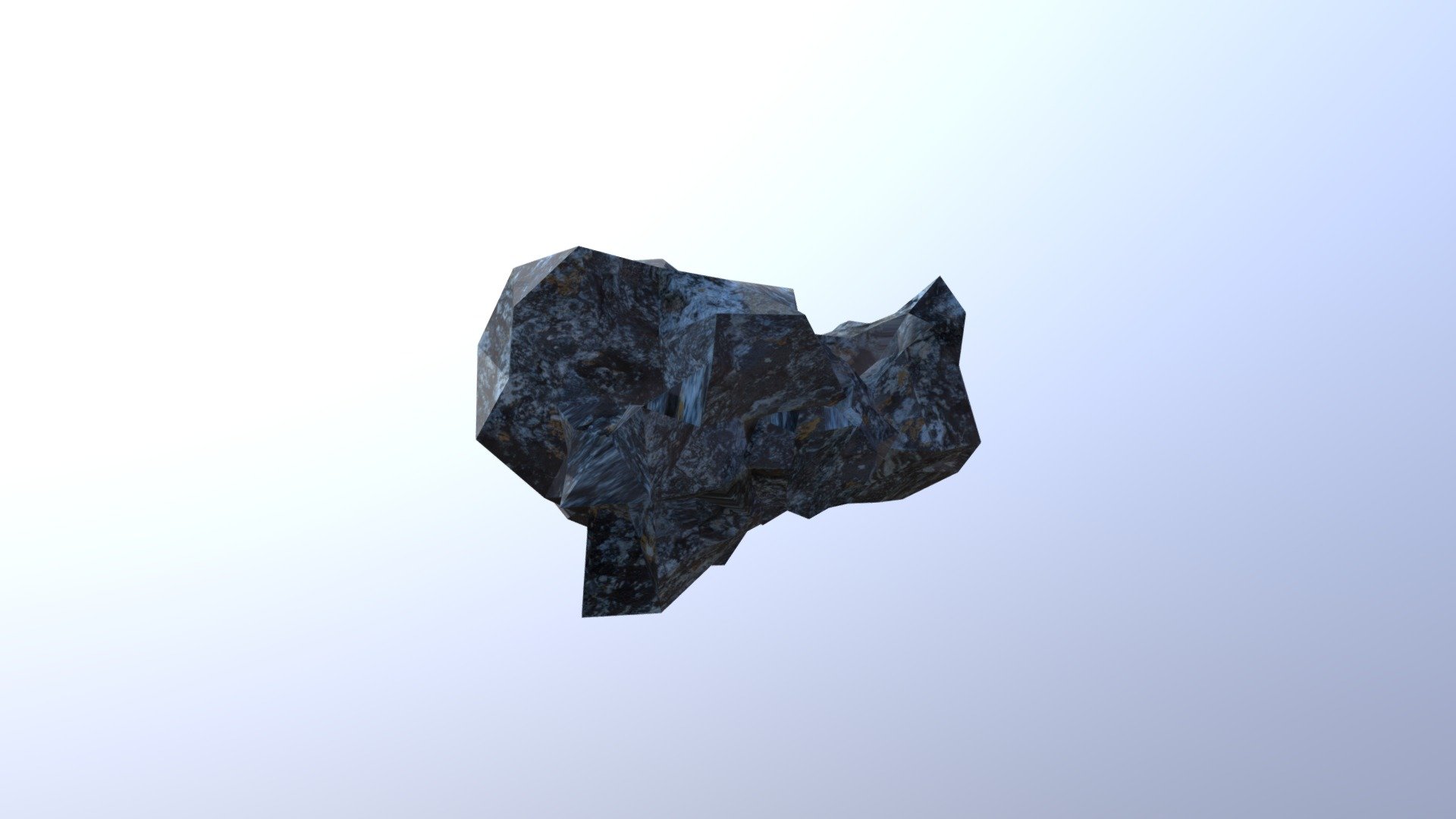 Asteroid Dark Blue - 3D model by jahmaijones123 [9093485] - Sketchfab