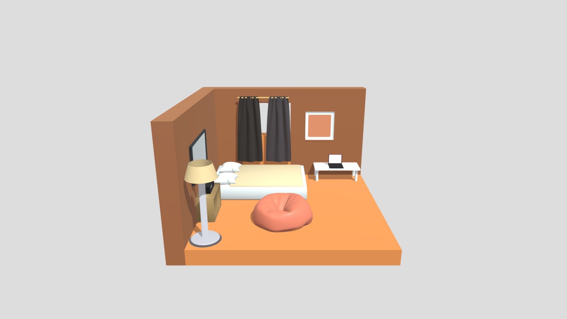 3D ISOMATRIC ROOM SIMPLE - Download Free 3D model by yogiwinathaa ...
