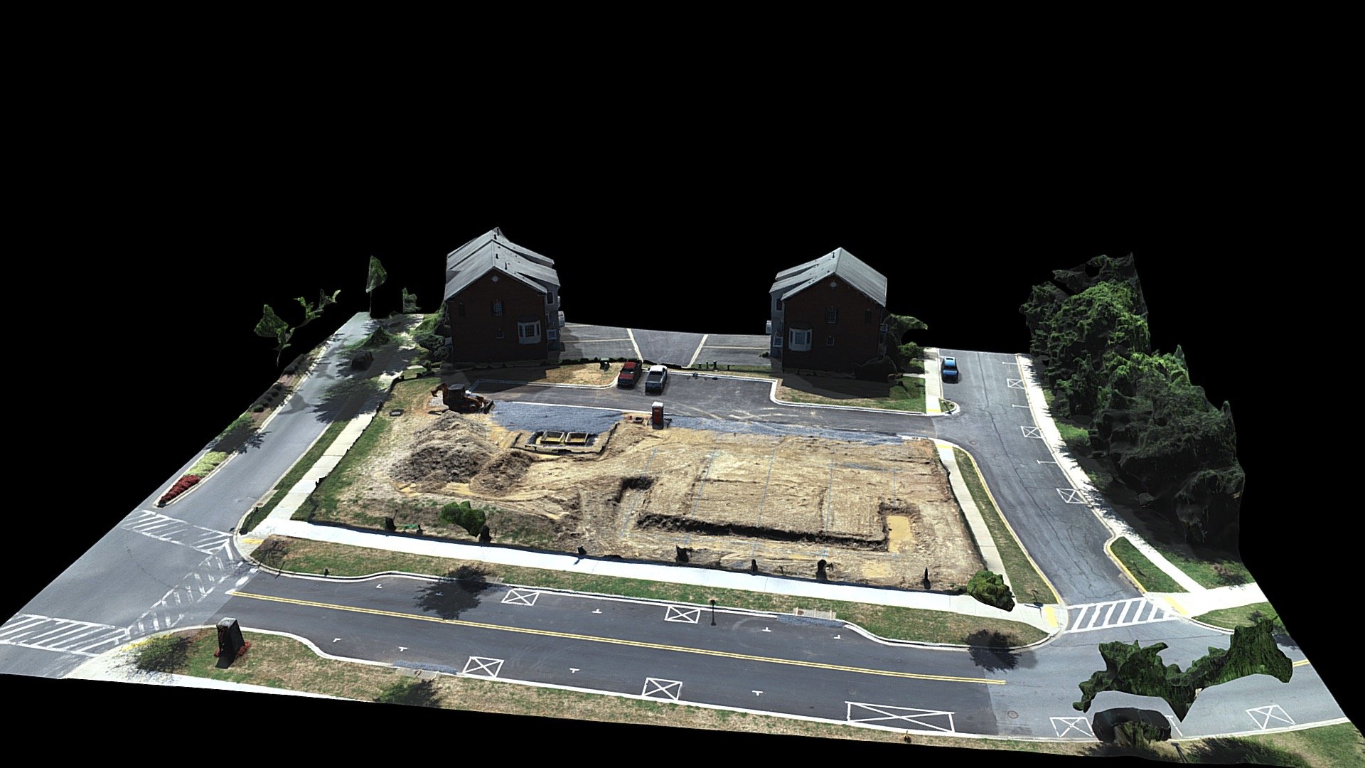 Building Plot Site Progress - 3D model by FlynamicUAV [9093b8f] - Sketchfab