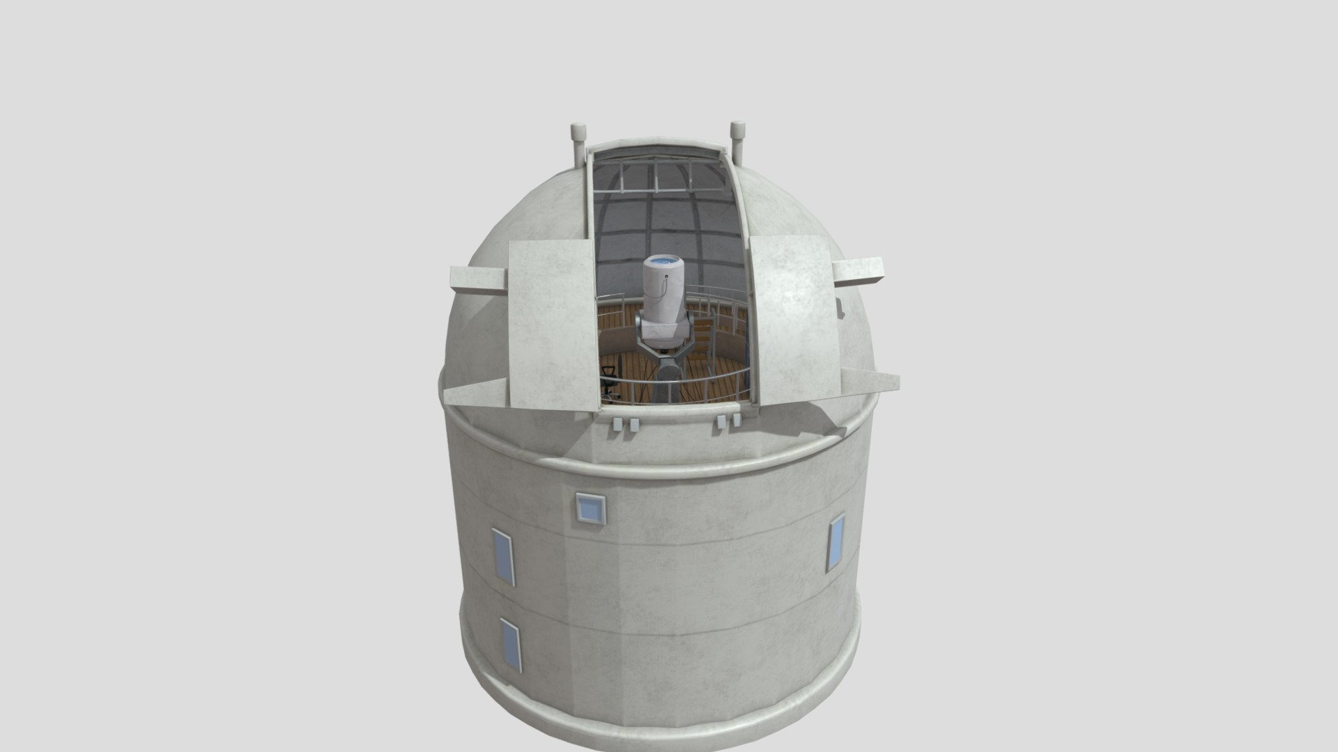 Teleskop OGS - 3D model by muthiamrz [9095815] - Sketchfab