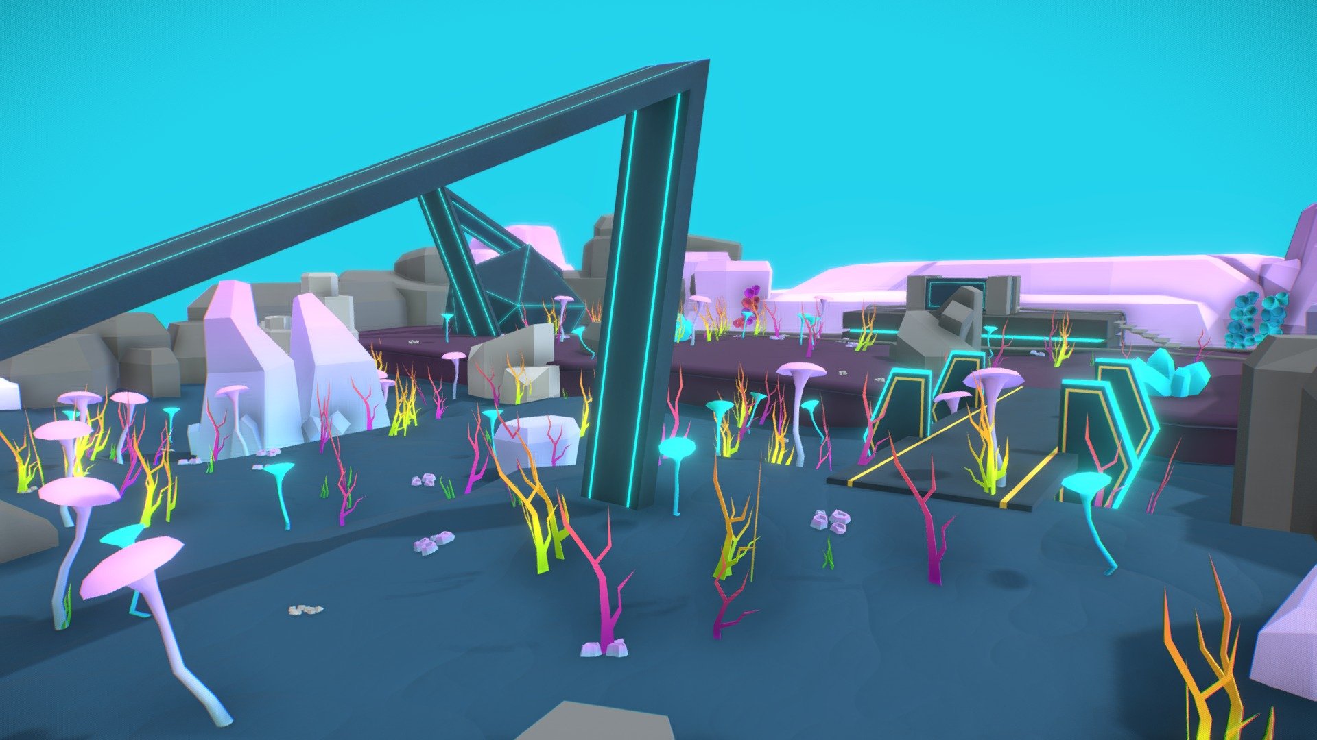 Alien Environment - 3D model by M.Asadullah (@graphixworld60) [9095964 ...