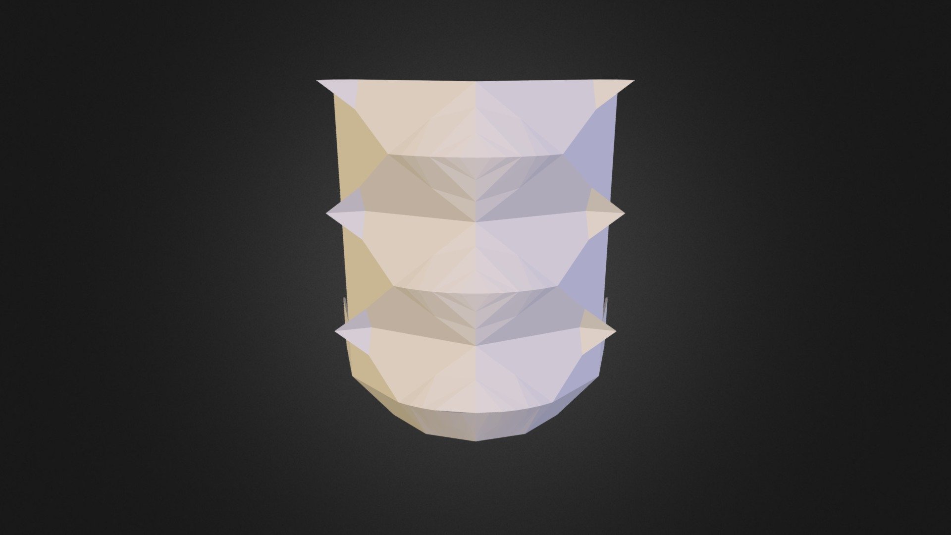 Geometric roof model - 3D model by 3dindustries [90959ca] - Sketchfab