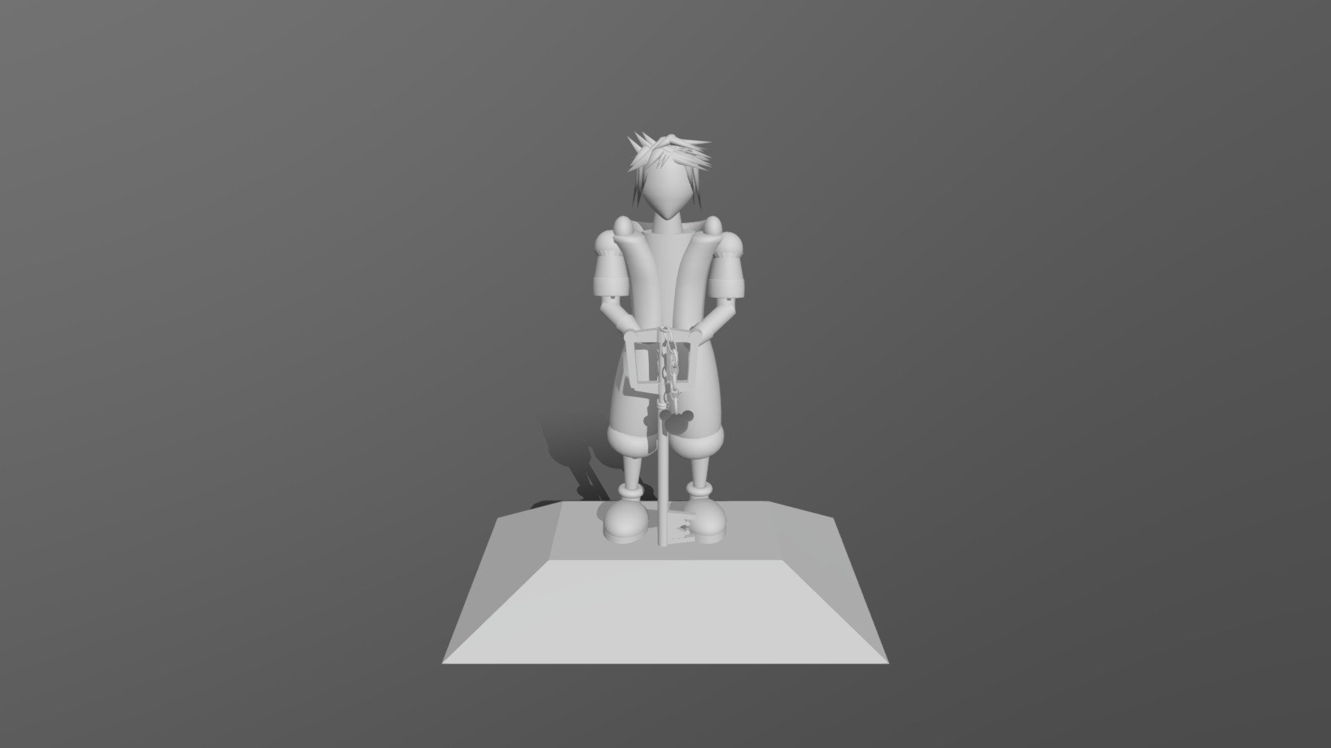Sora Monument (Kingdom Hearts) - Download Free 3D model by luwke ...