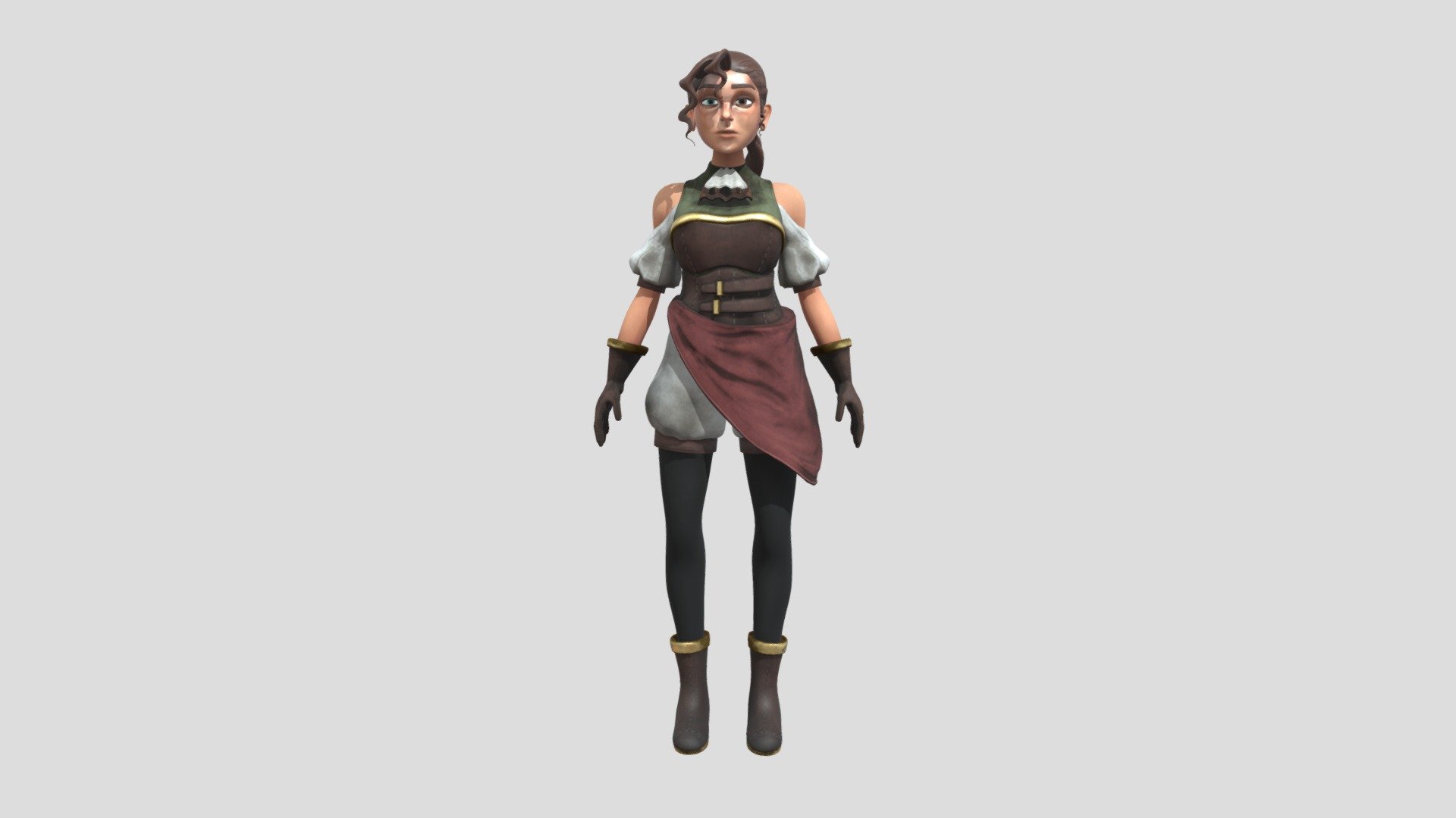 Capstone Character - 3D model by gab2207814 [90966d4] - Sketchfab