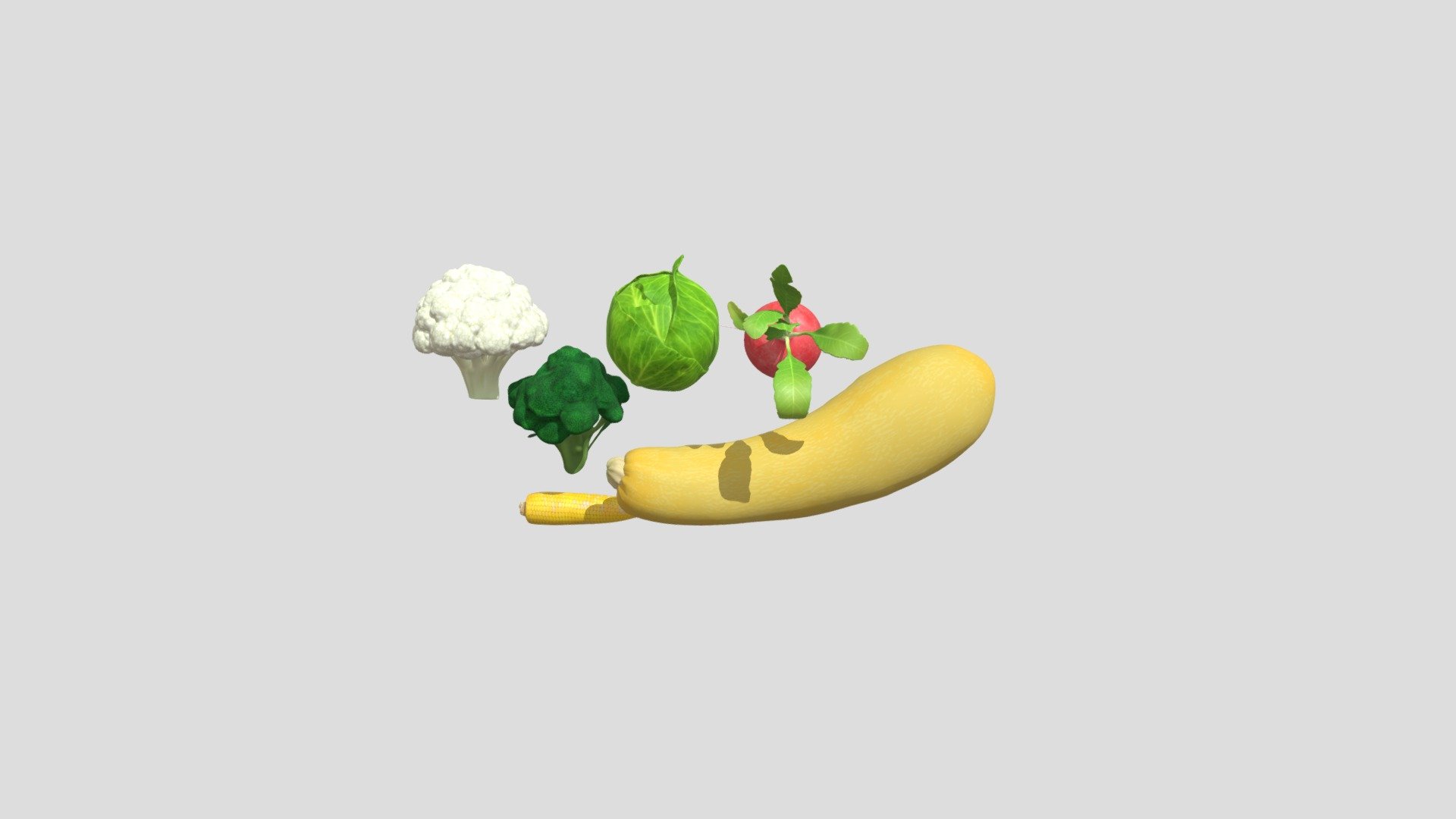 vegetables - Download Free 3D model by superpiotrus [9097a32] - Sketchfab