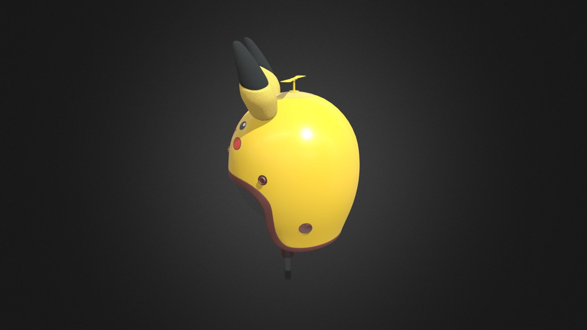 helmet pikachu - Download Free 3D model by hangmin [9098547] - Sketchfab
