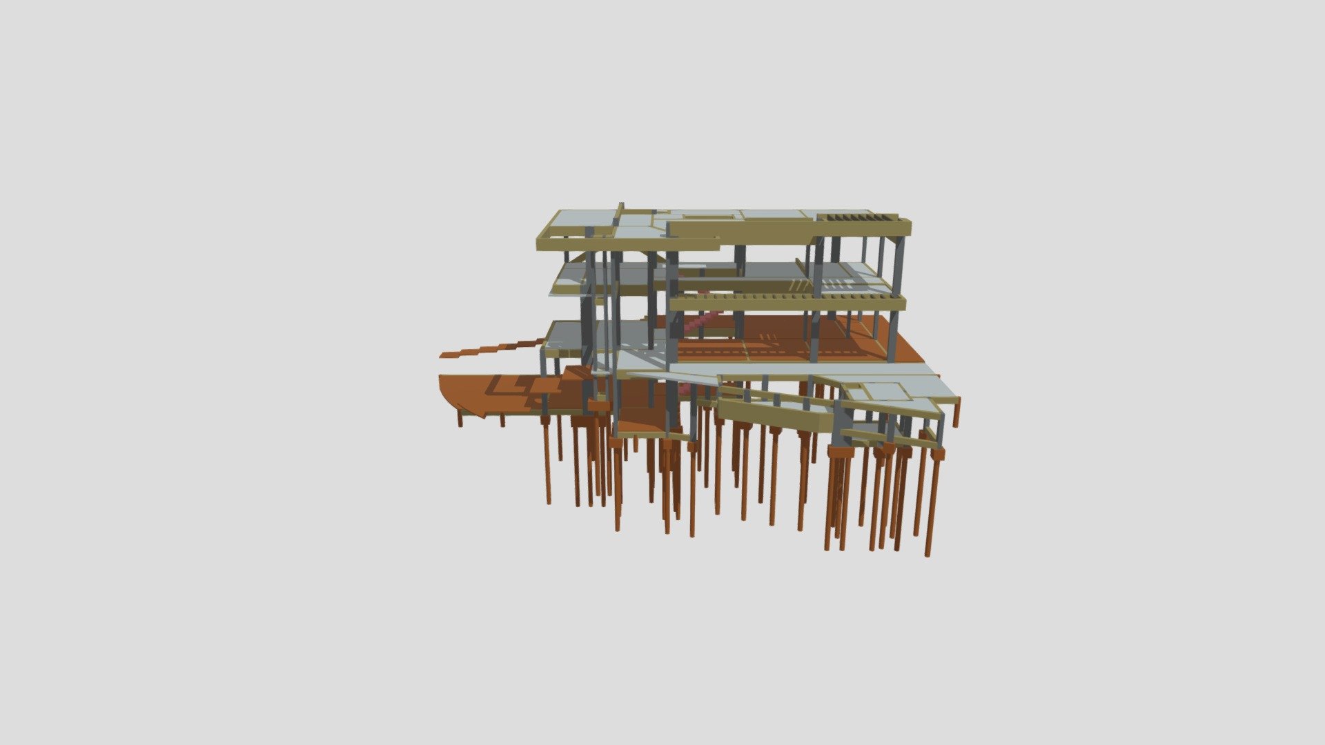 Projeto Estrutural Wander - 3D model by rafter.engenharia [909947a ...