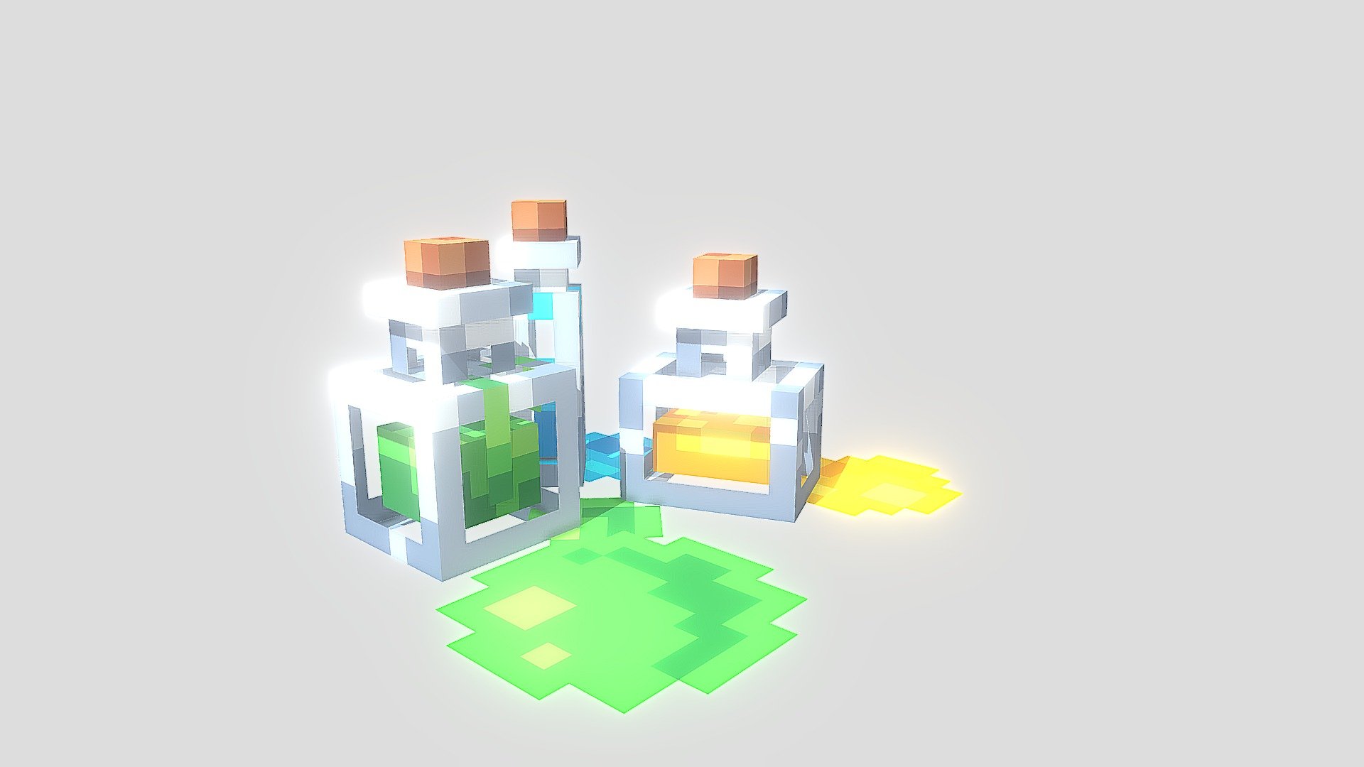 Potions - Download Free 3D model by MoffDaMoth (@FluffyFox123) [9099863 ...