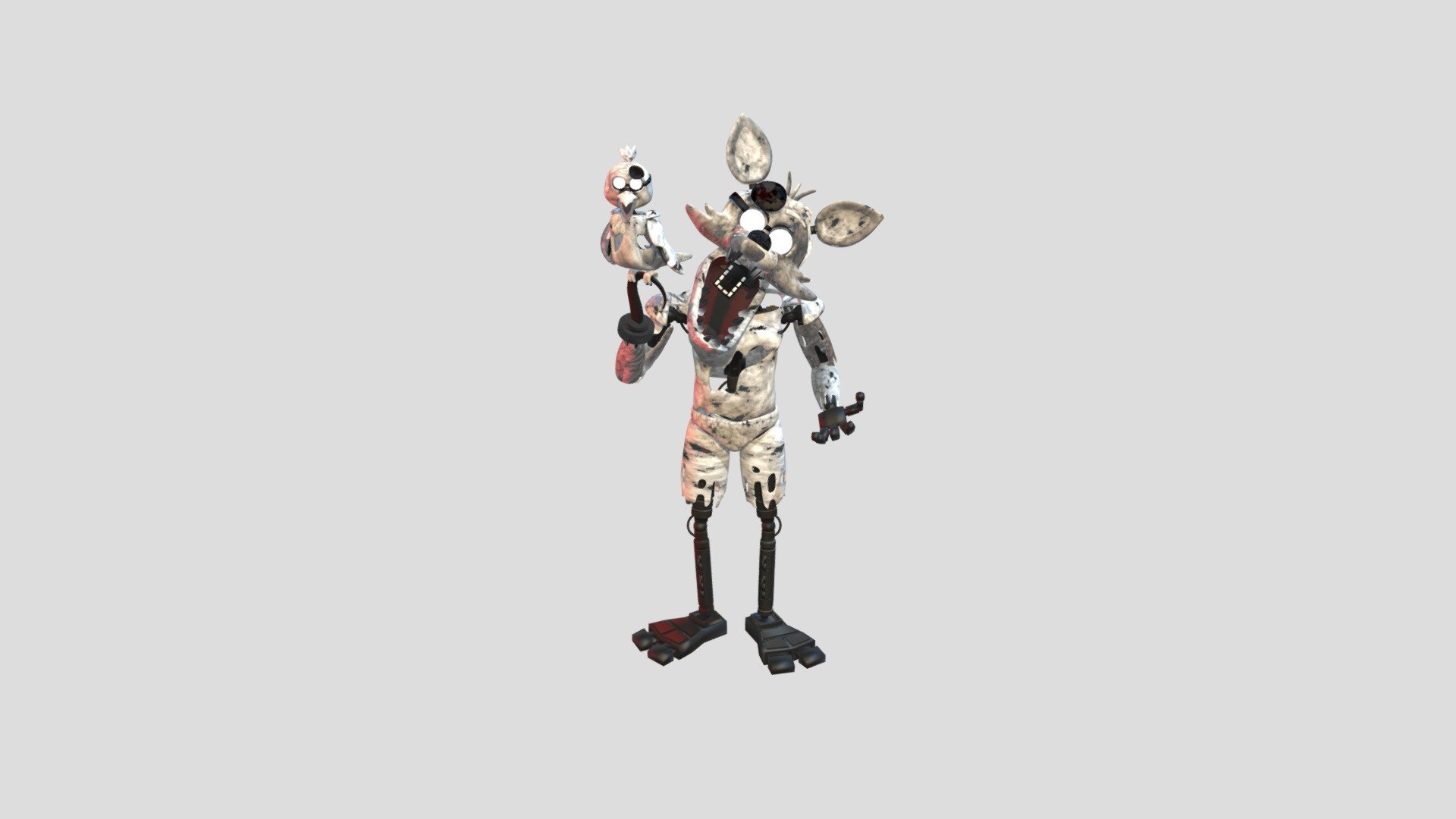 Remastered Burnt Foxy - Download Free 3D model by Epic_space_cores (@ma ...