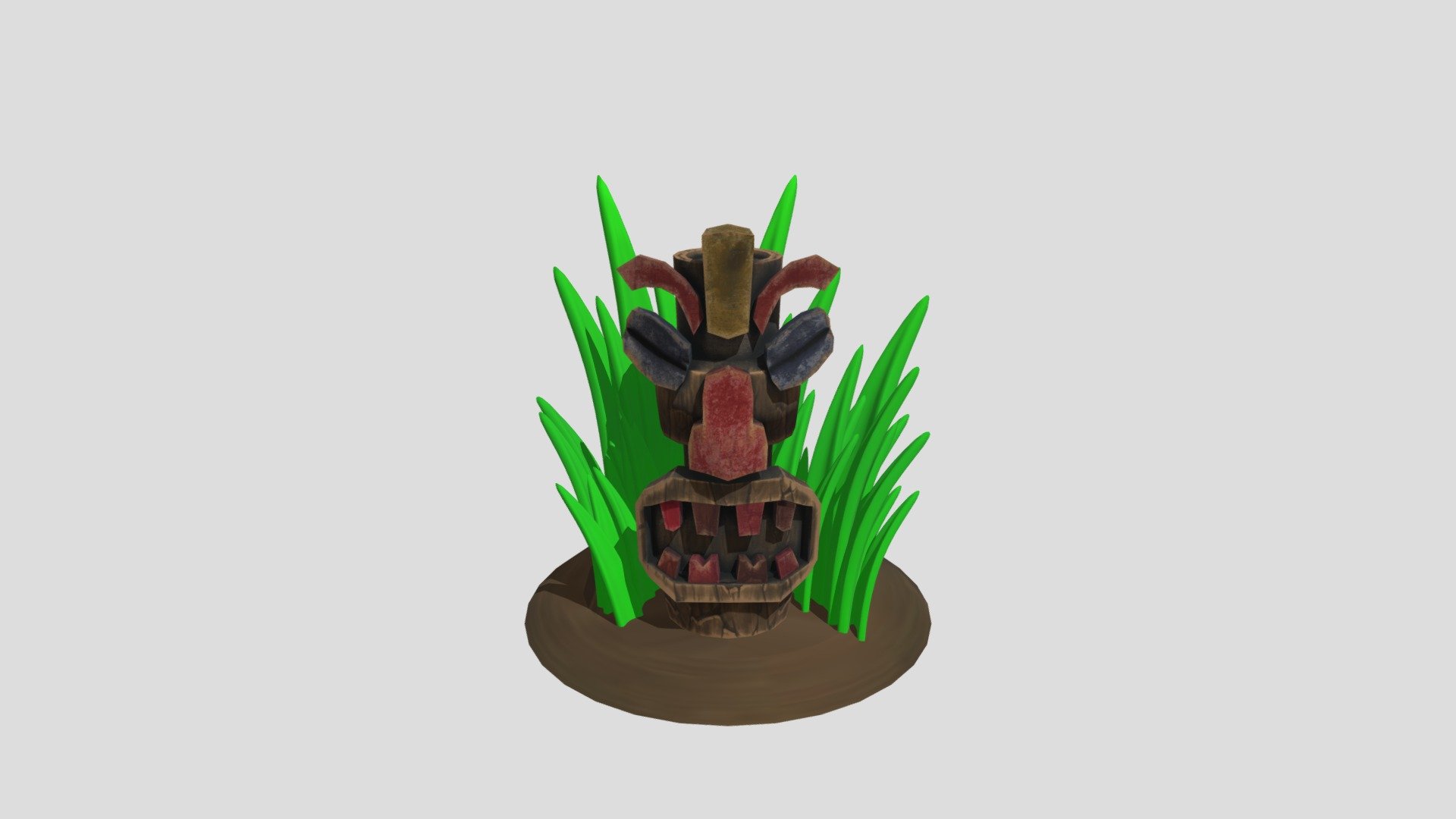 Stylized Tiki Totem - 3D model by Andriy..Kolyada [909c6ef] - Sketchfab