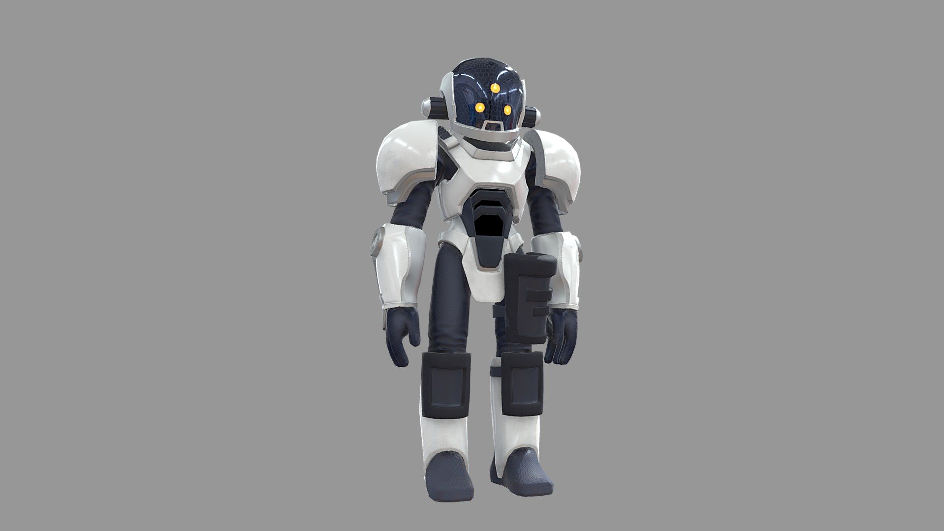 Mascot Robot - 3D model by crawford.m.catherine [909ed50] - Sketchfab