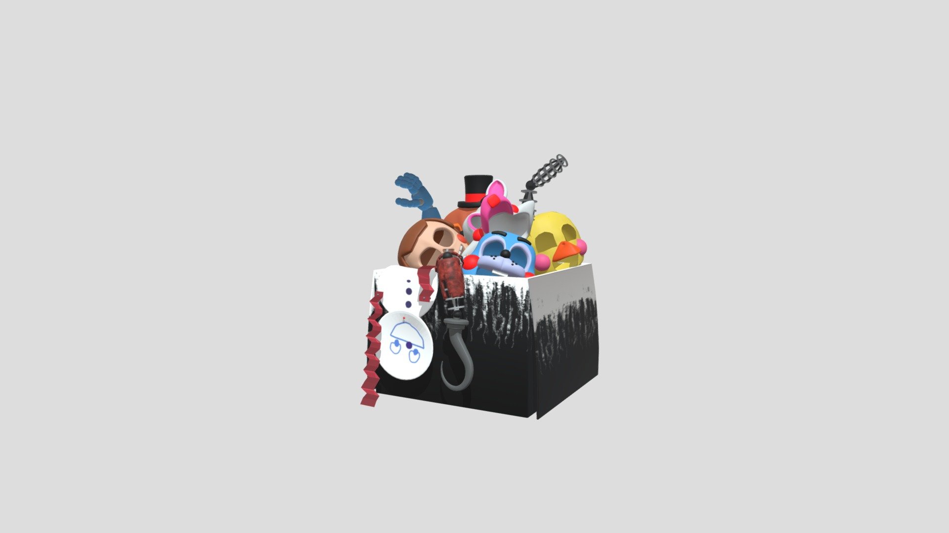 Toy Box fnaf 3 Port blender by frzxluken - Download Free 3D model by ...