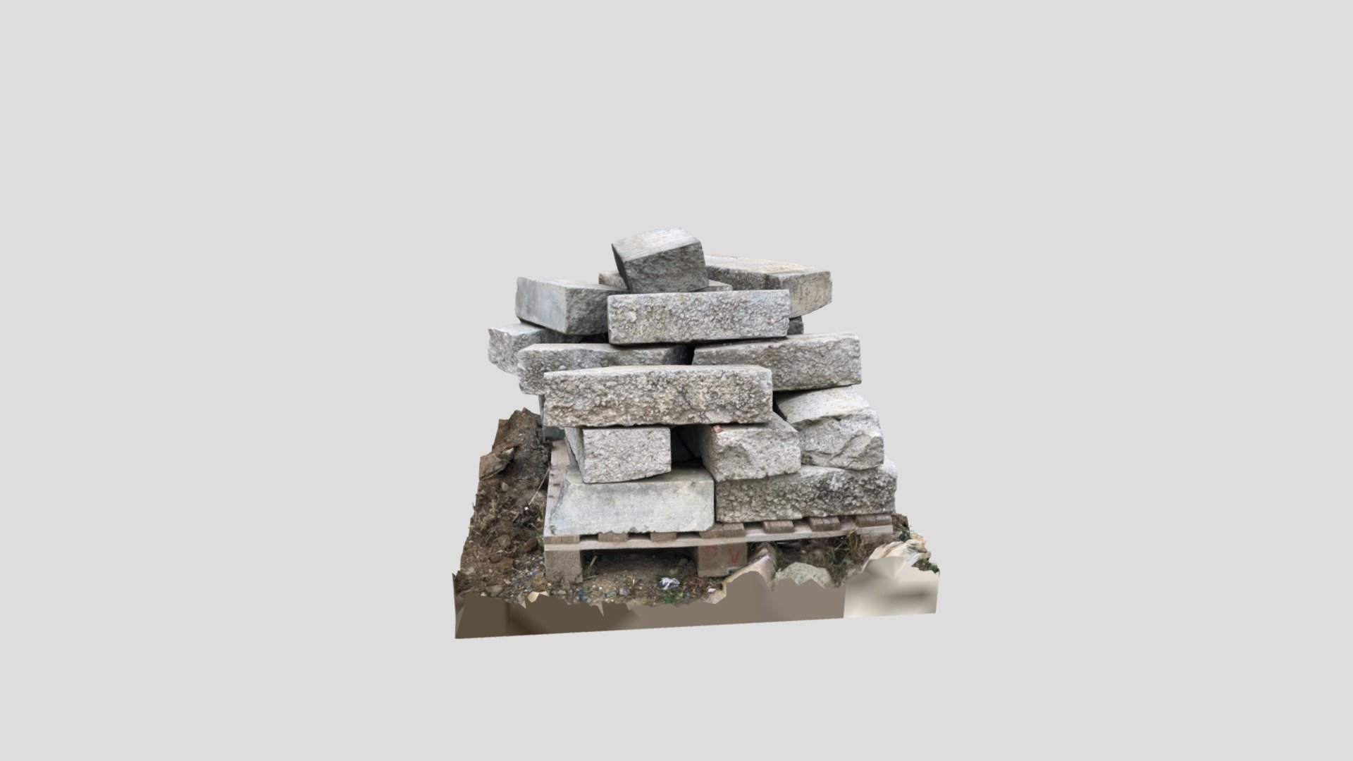 cinder blocks - realityscan - Download Free 3D model by tomasross ...