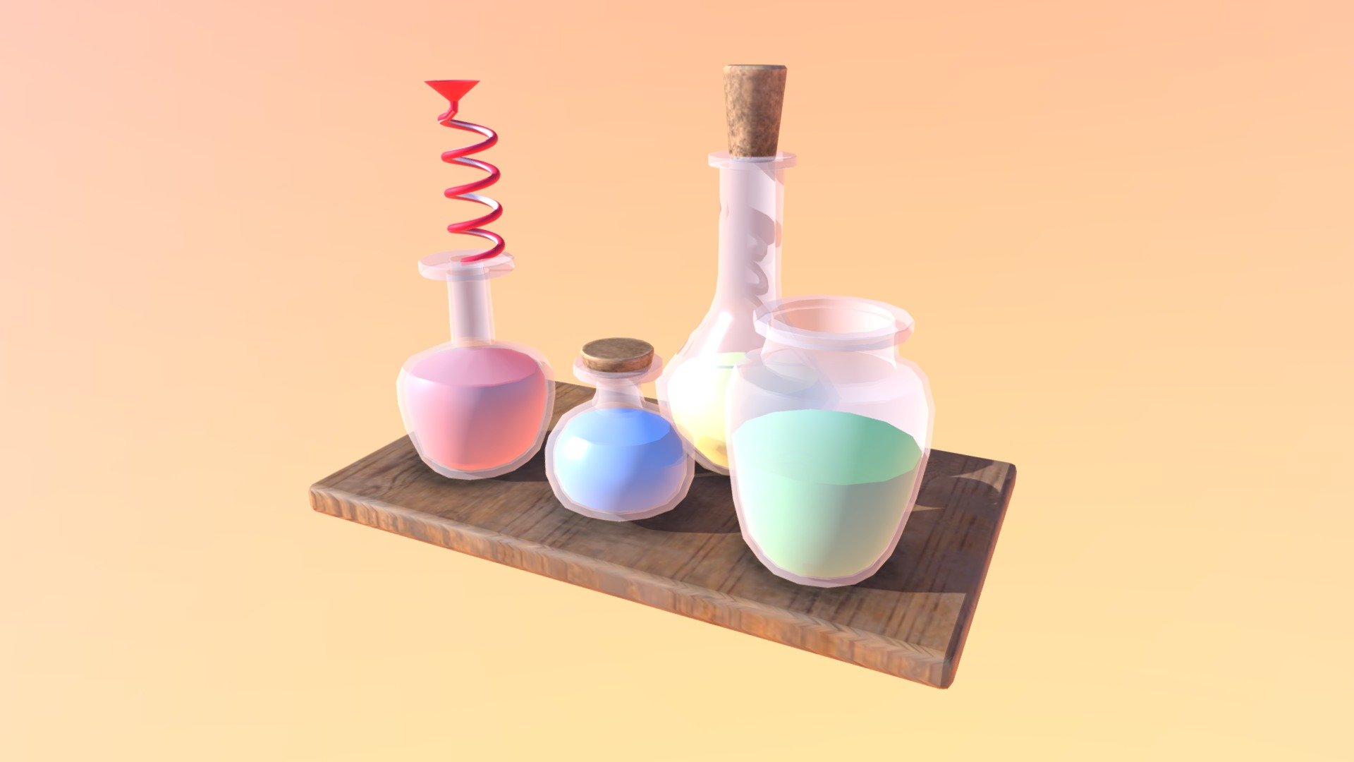 Potions - Buy Royalty Free 3D model by Ainaritxu14 [90a3ce5 ...