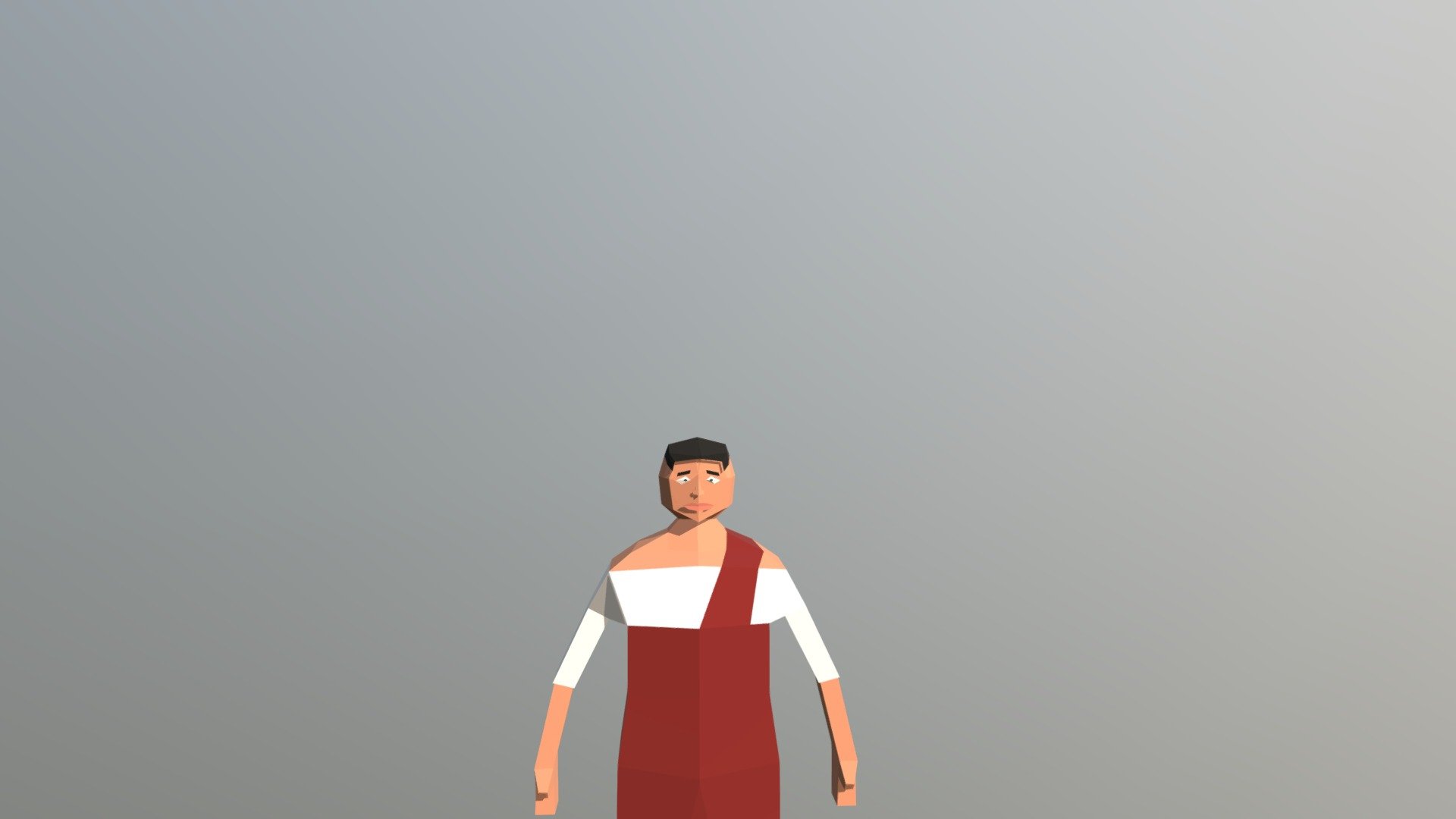 Lowpoly Roman senator - 3D model by caton.laubergiste [90a48c6] - Sketchfab