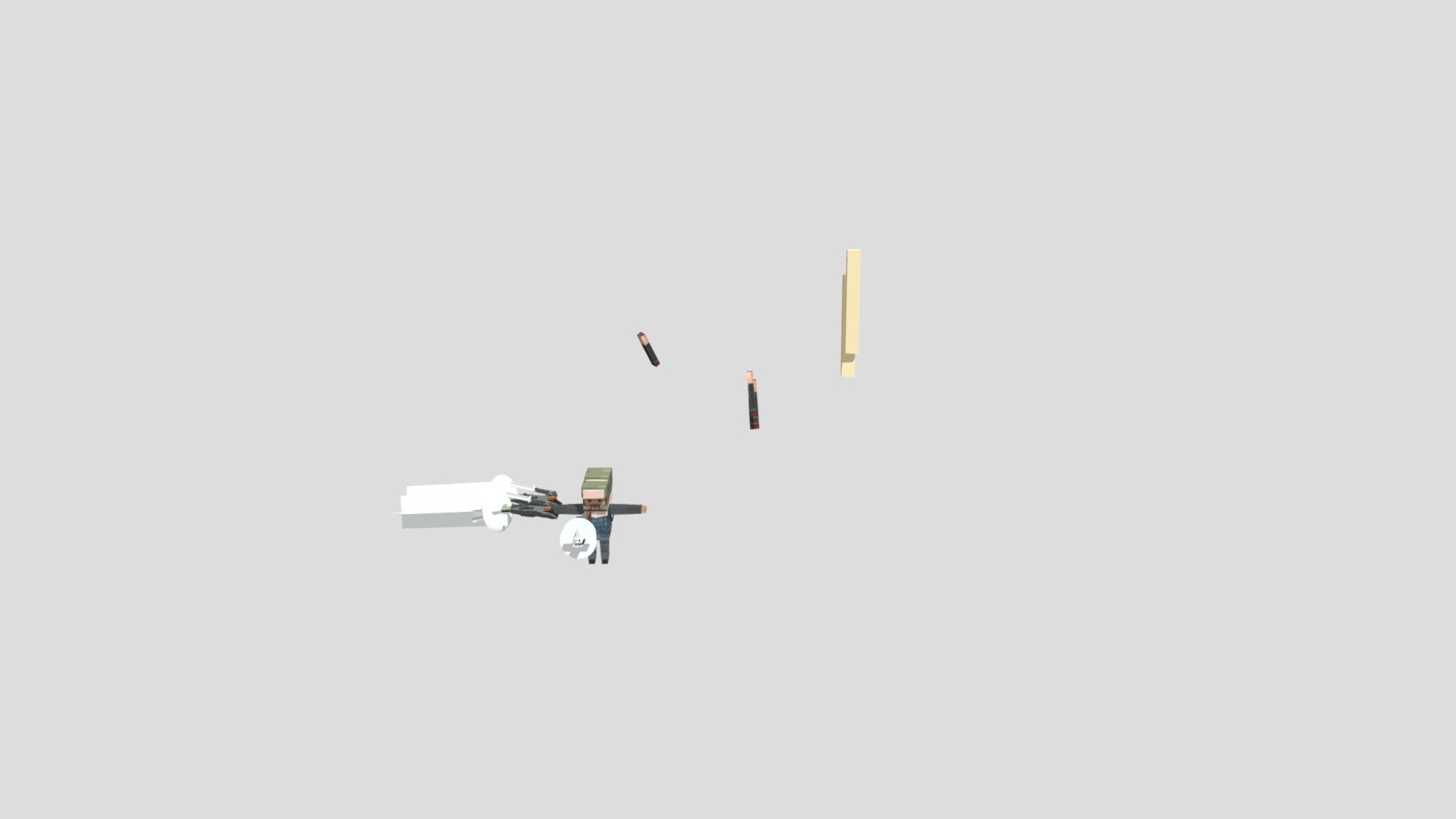 mercenary crazy pixel apocalypse - Download Free 3D model by ...