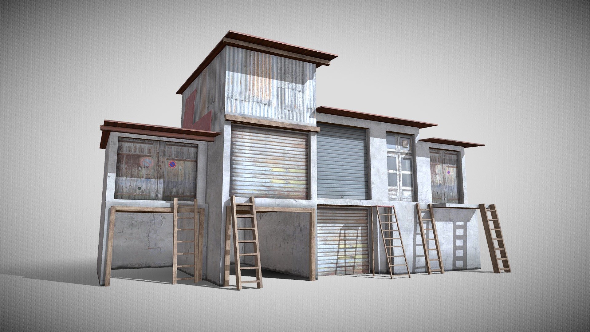 Slum X12 - Buy Royalty Free 3D model by 3DRK (@3DRK98) [90a72b3 ...