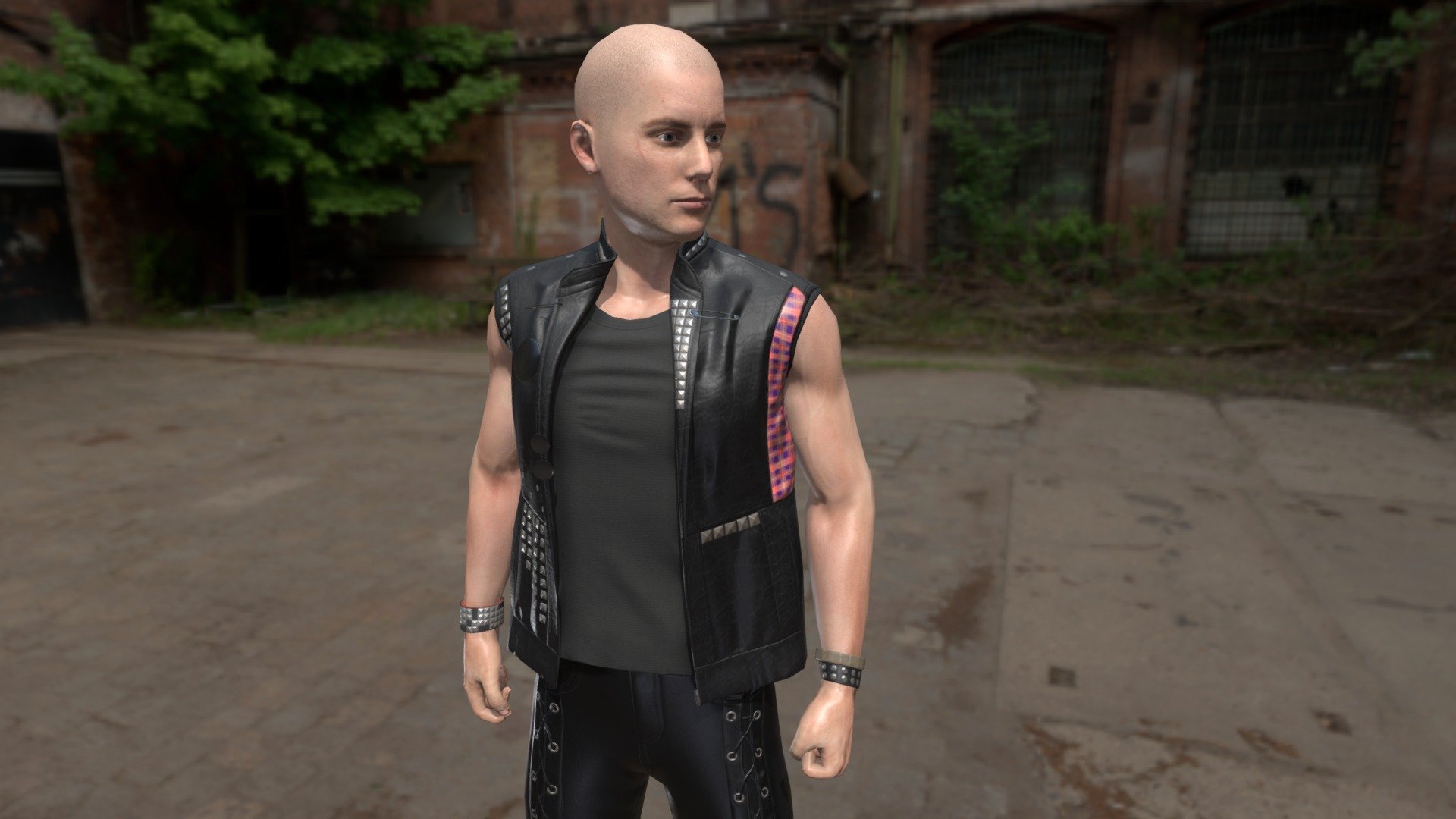 Punk - 3D model by Ramhat [90a855c] - Sketchfab