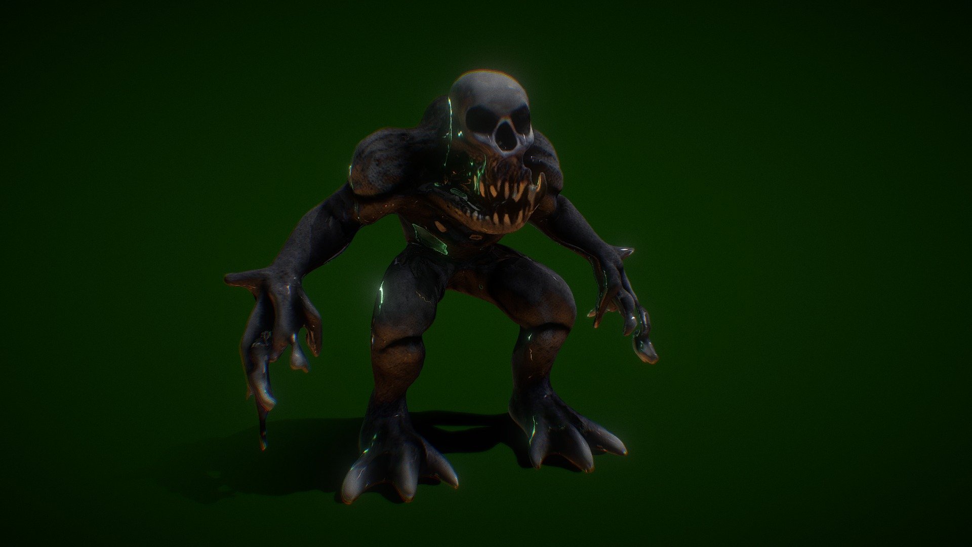 Monster Min - 3D model by scorp (@sumanthsshet) [90a8ab6] - Sketchfab
